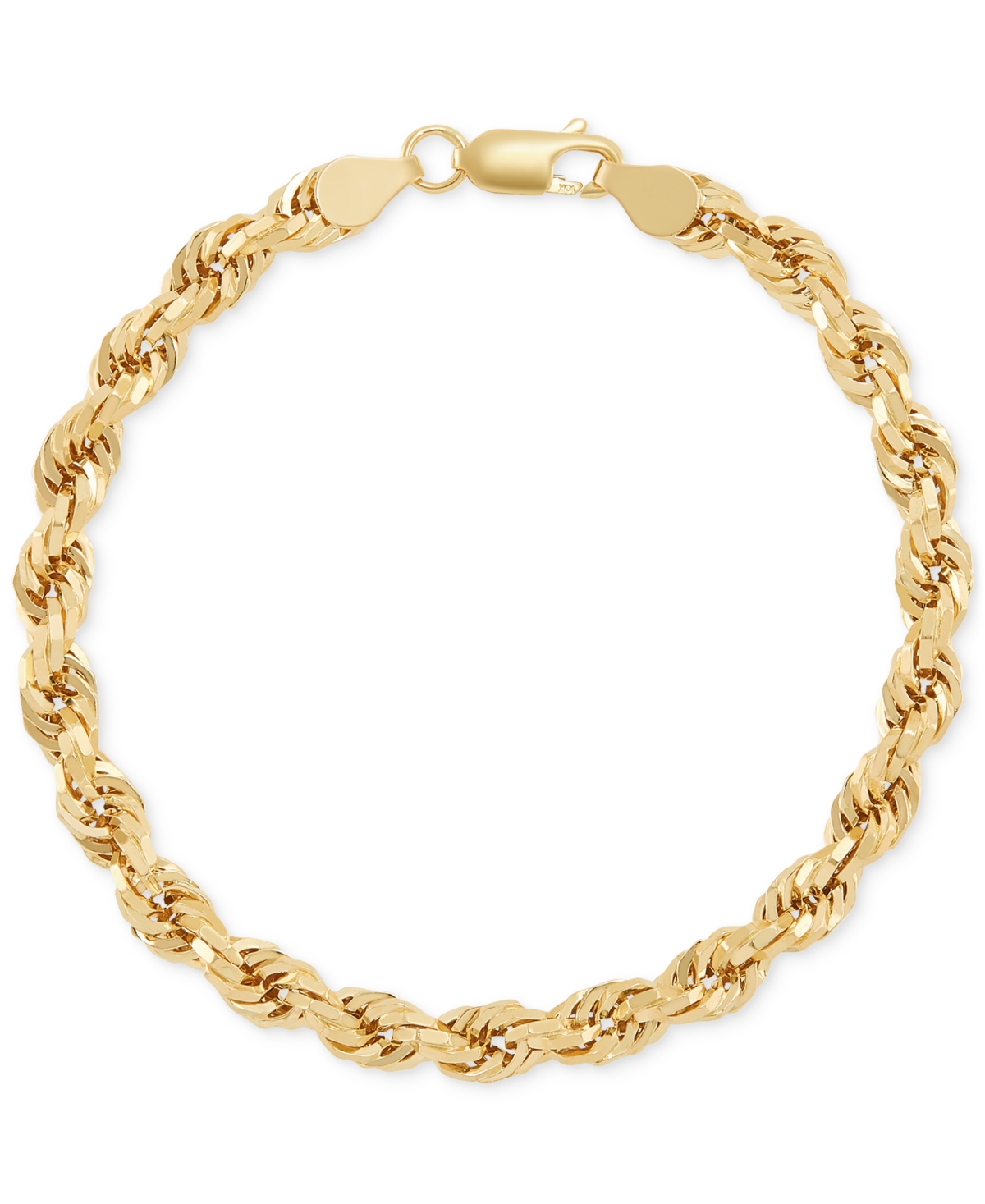Click here for Lightweight Lightweight Rope Chain Bracelet (5.5mm... prices