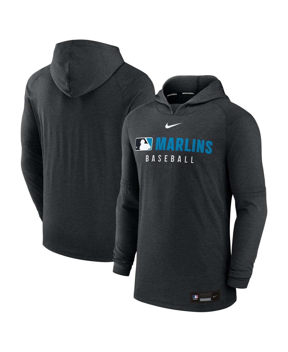 Click here for Nike Mens Heather Black Miami Marlins Authentic Co... prices