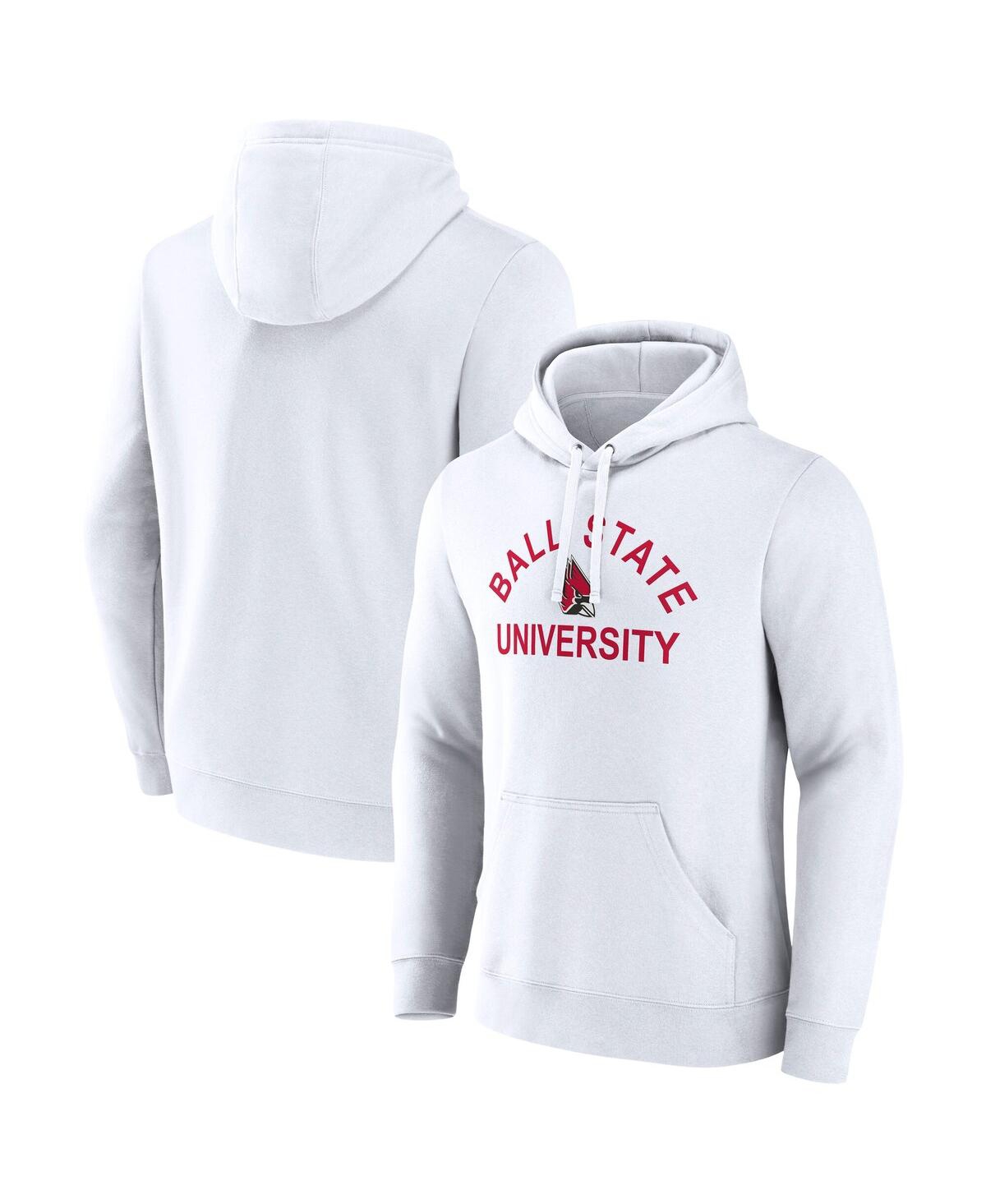 Click here for Fanatics Mens White Ball State Cardinals Primary L... prices