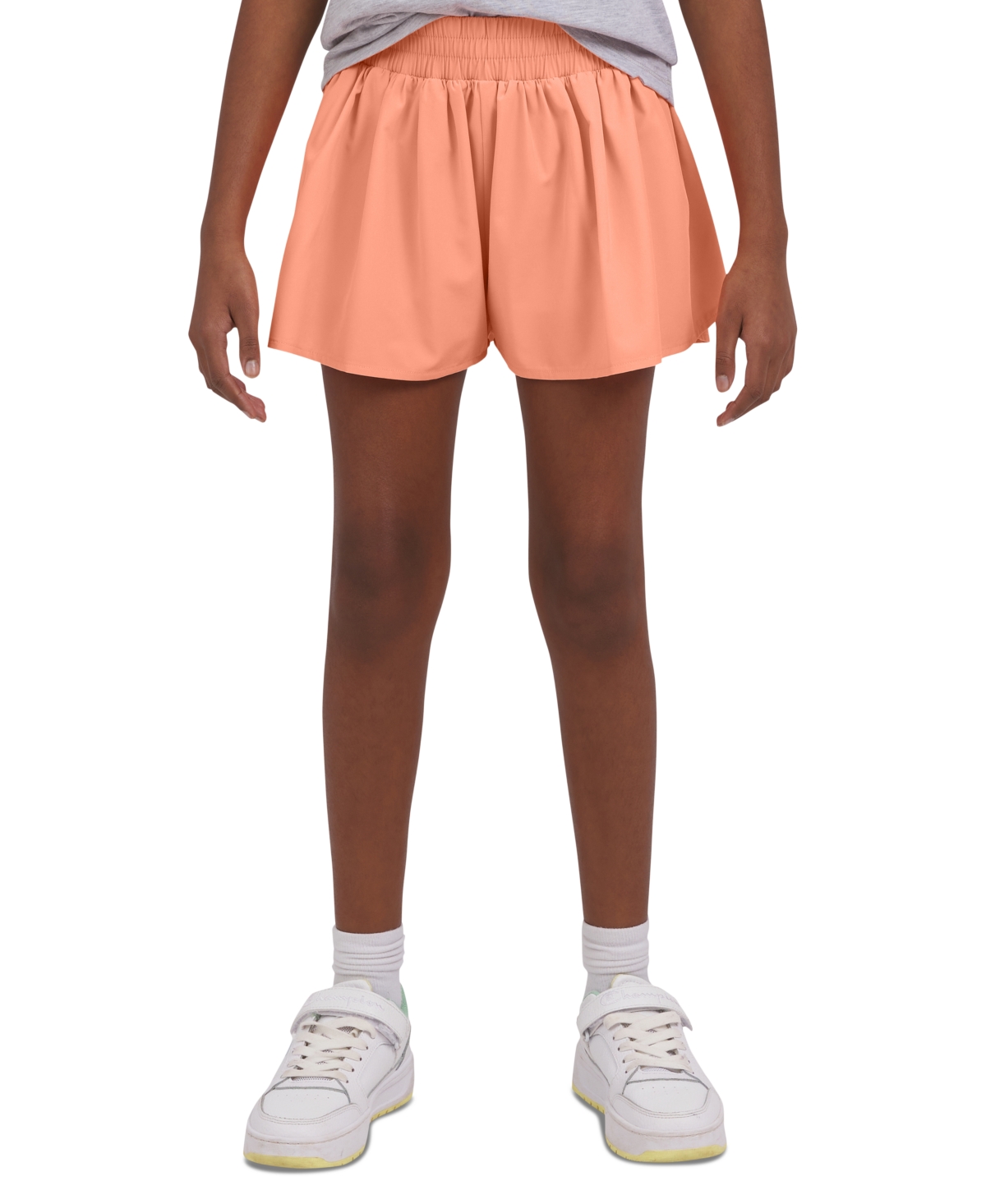Click here for Champion Big Girls Woven Pull-On Shorts - Orange prices