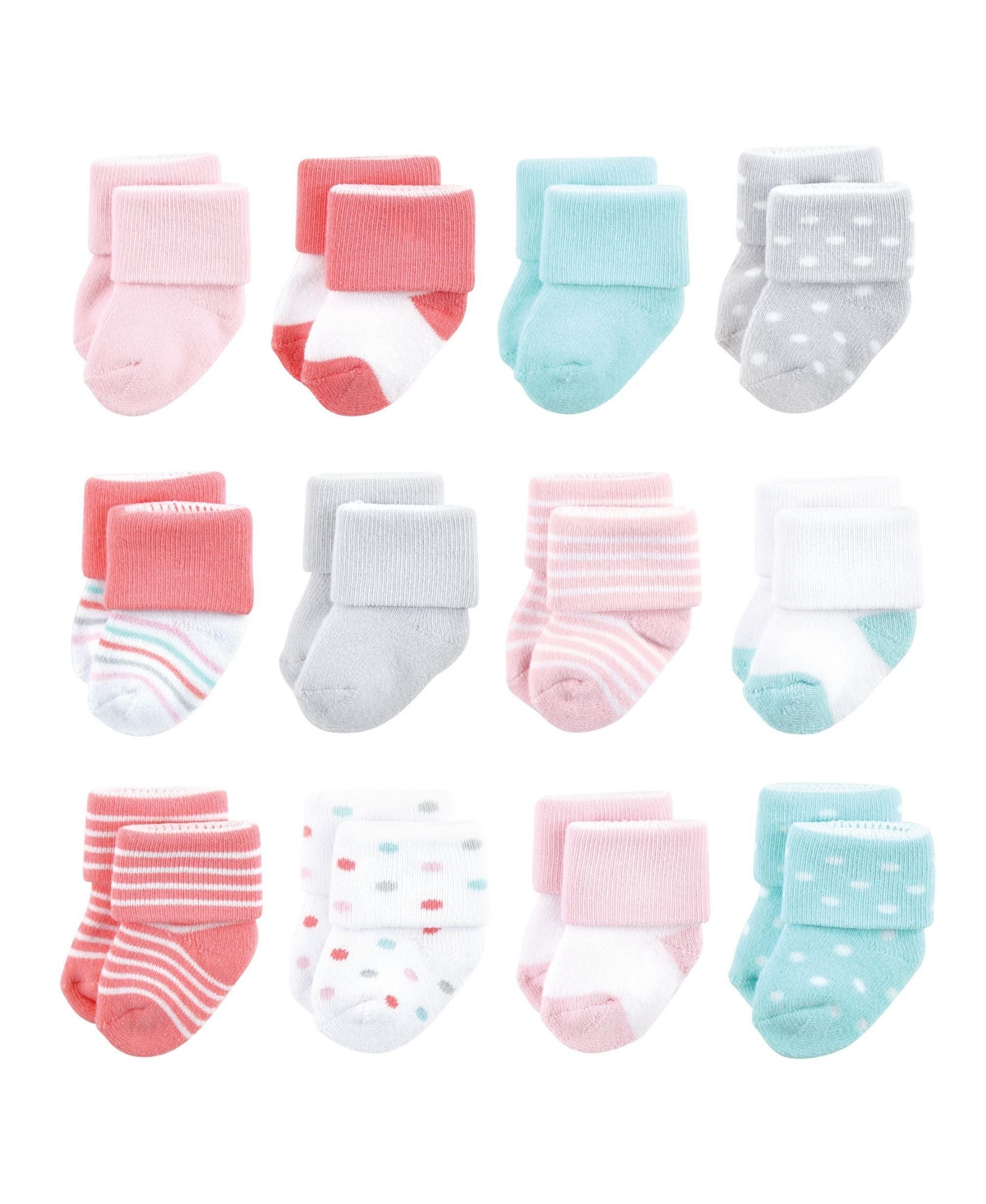 Click here for Luvable Friends Baby Girls Cotton Terry Socks Bund... prices