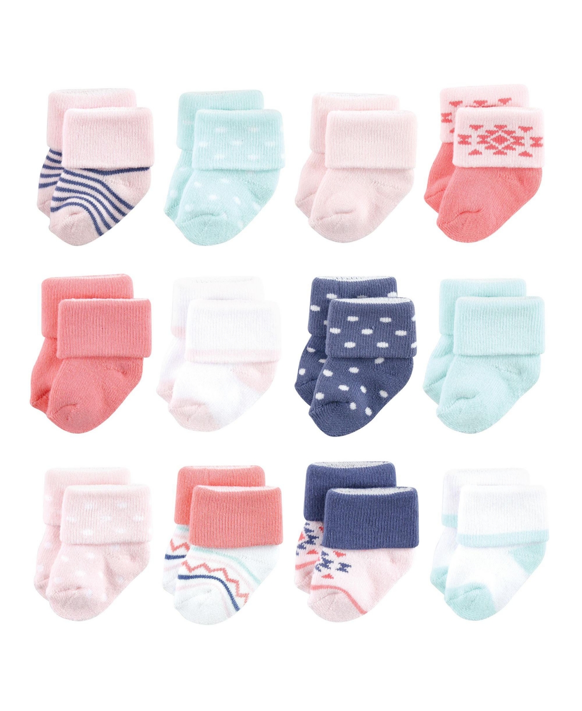 Click here for Luvable Friends Baby Girls Cotton Terry Socks Bund... prices