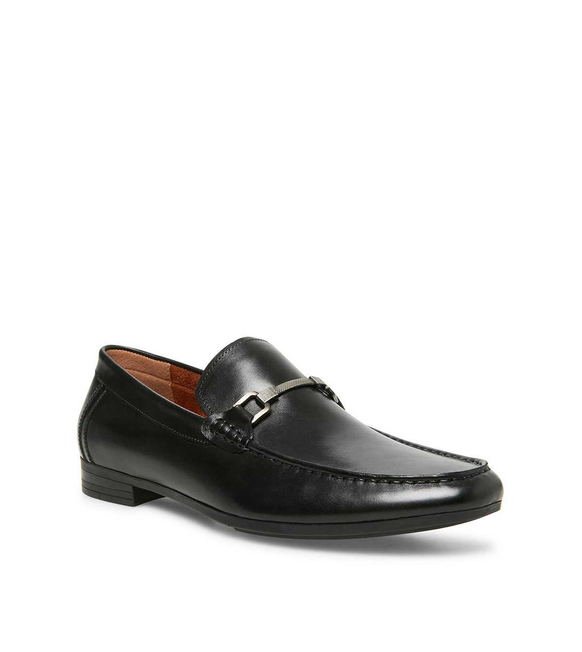 Click here for Steve Madden Mens Privacy Leather Bit Loafers - Bl... prices