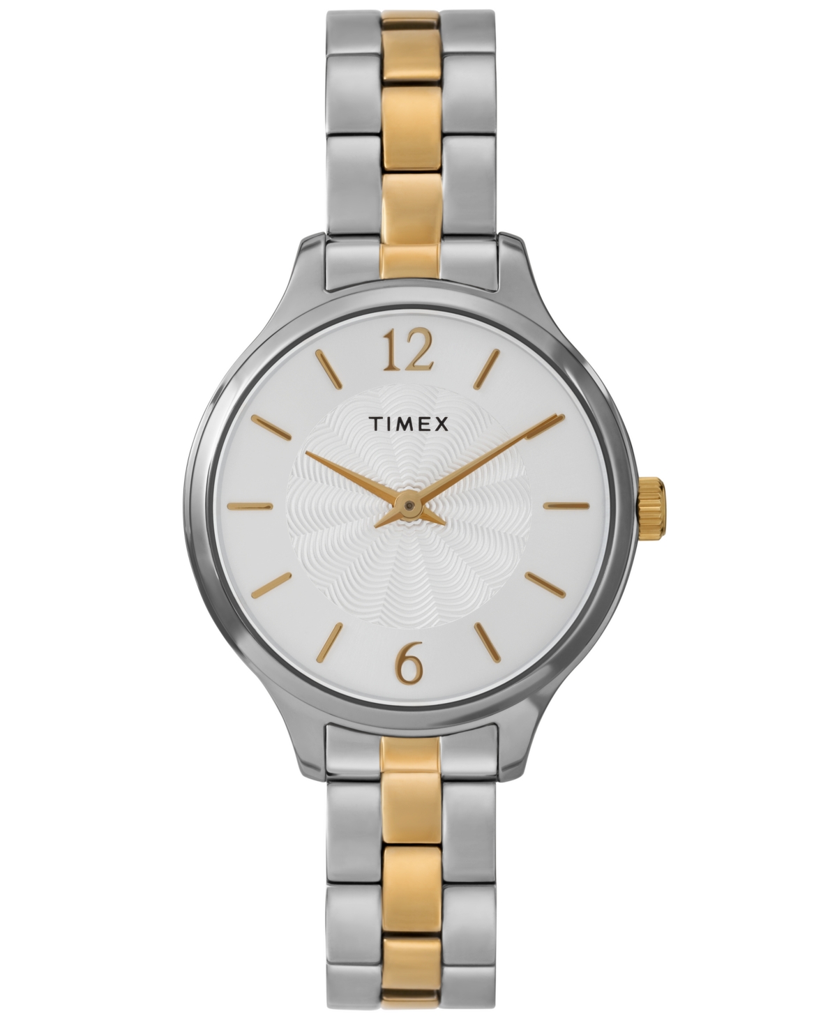 Click here for Timex Womens Quartz Analog Two-Tone Stainless Stee... prices