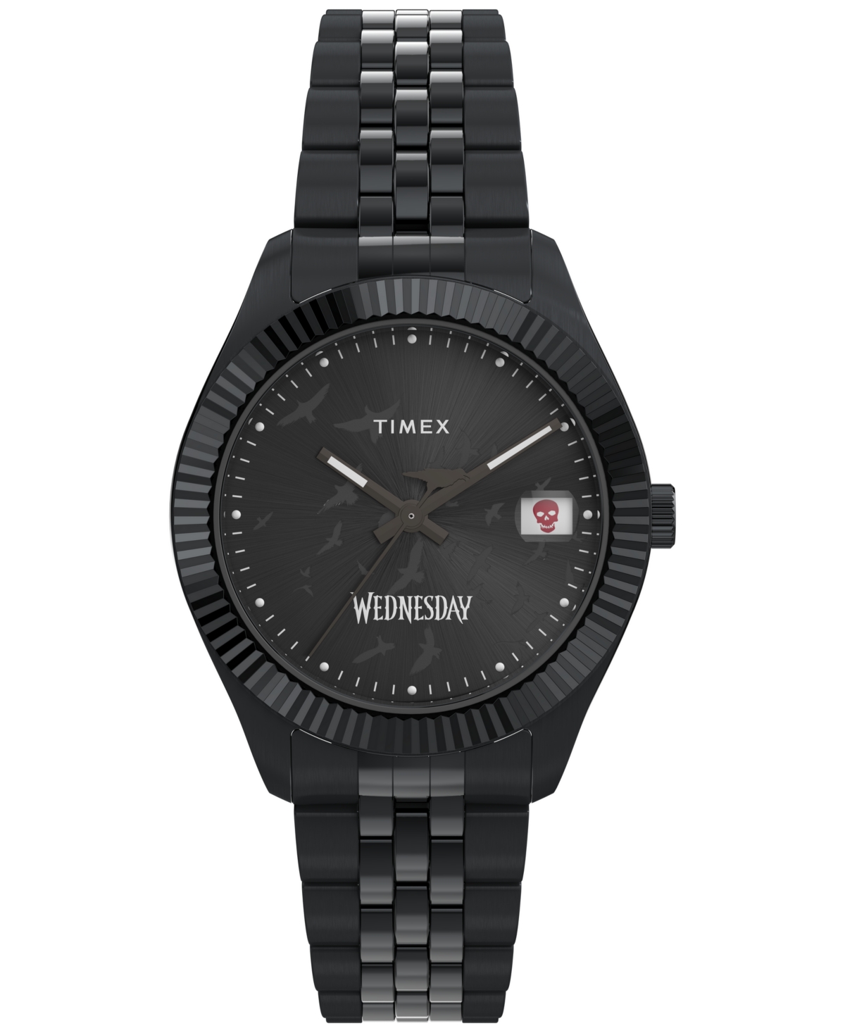 Click here for Timex Mens Quartz Analog Black Stainless Steel Wat... prices