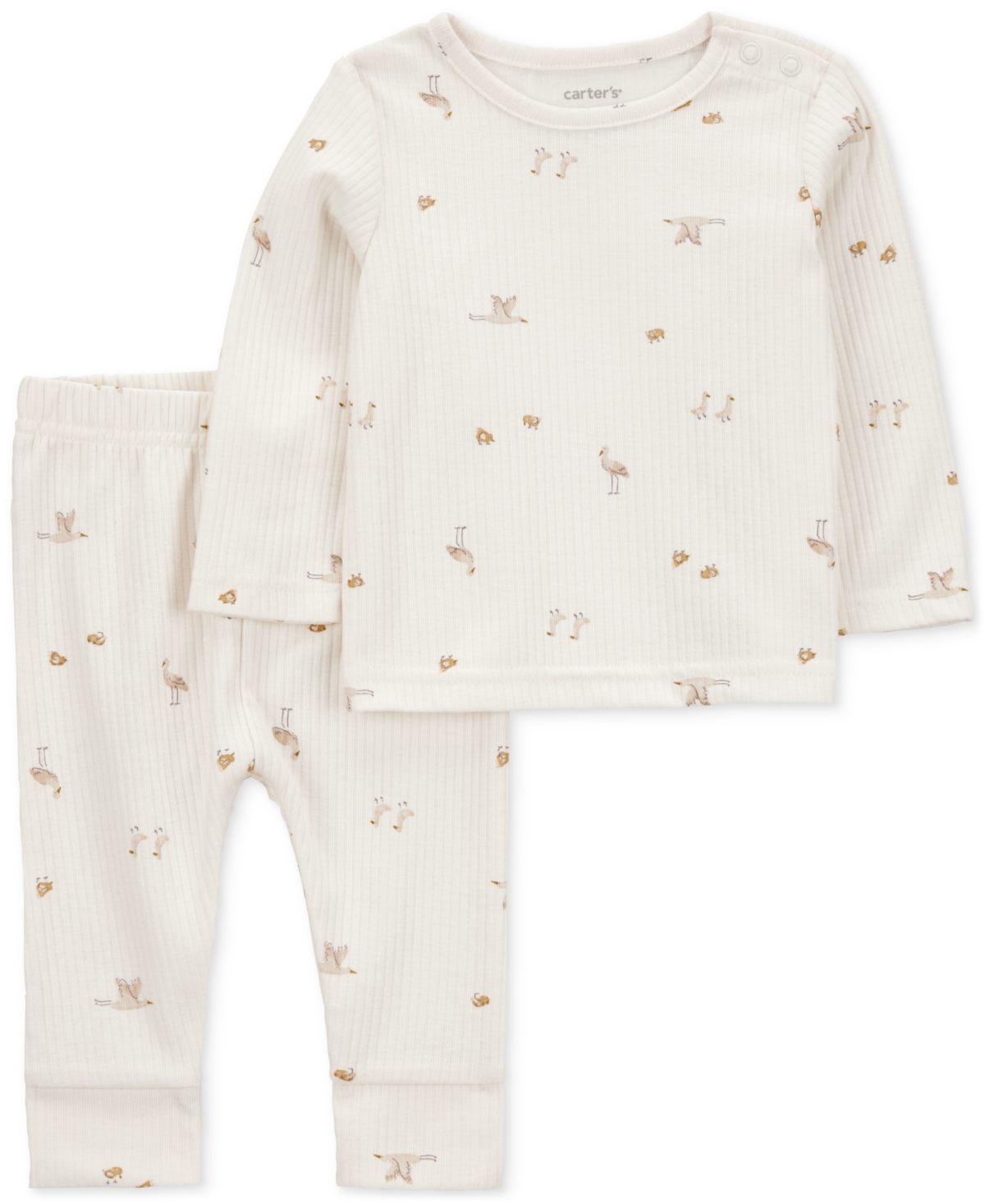 Click here for Carters Baby Bird-Print Long-Sleeve T-Shirt & Pant... prices