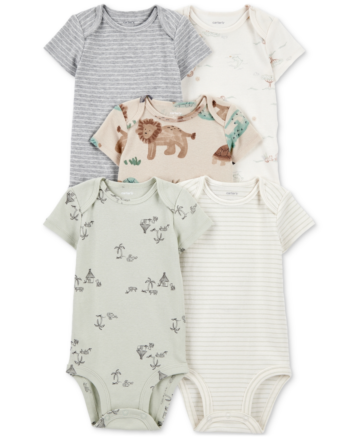 Click here for Carters Baby Boy or Baby Girl Safari Short-Sleeve... prices