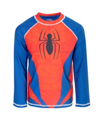 Spider-Man Boys Marvel Avengers Rash Guard Swim Shirt - Macy's