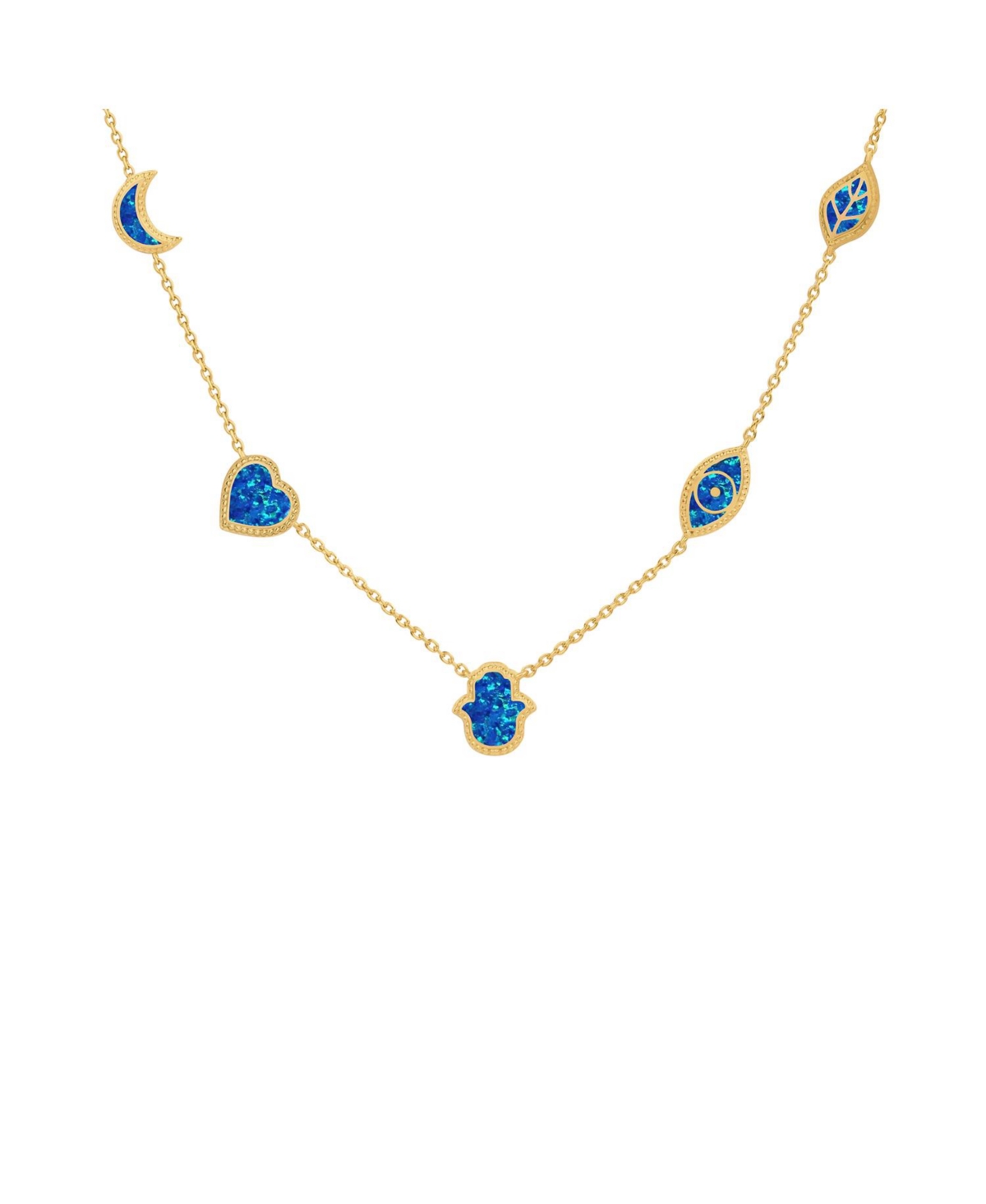 Click here for Karma and Luck Soothing Aura Blue Opal Multi-Symbo... prices