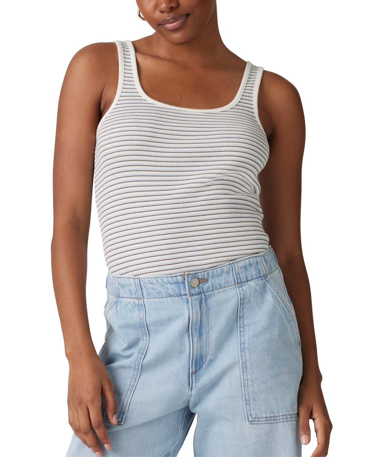 Click here for Levis Womens Essential Ribbed Tank Top - Indigo St... prices