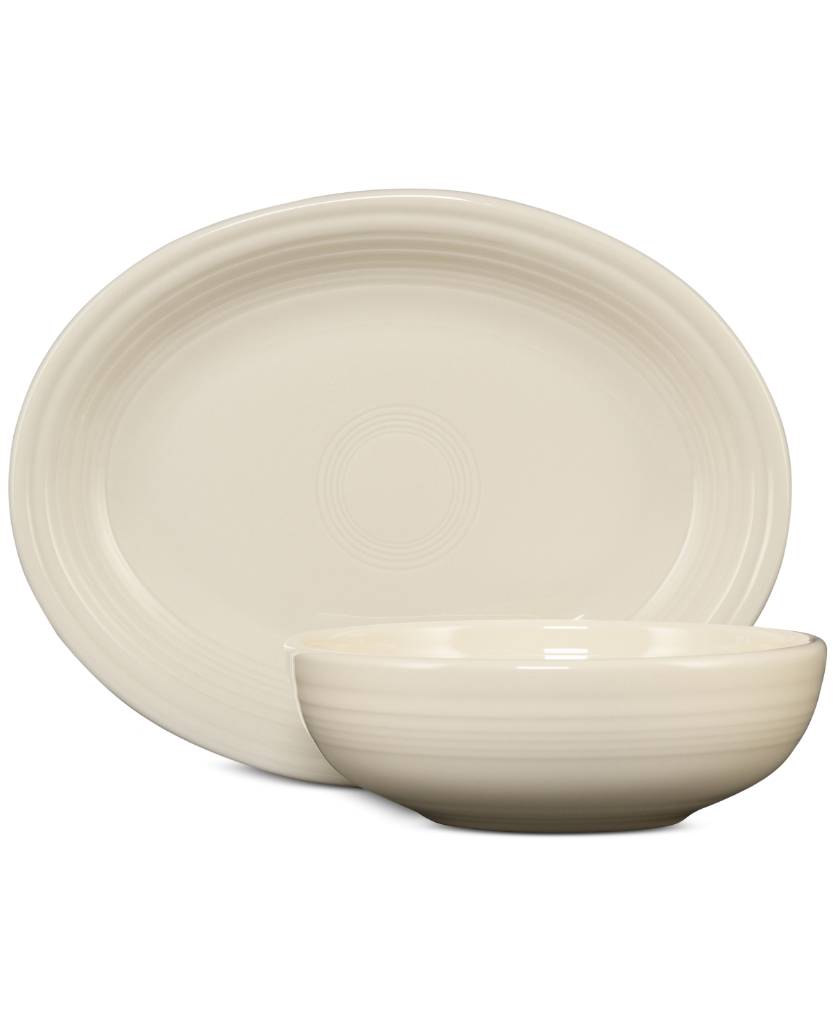 Click here for Fiesta Linen Oval Platter & Bistro Bowl 2-Pc. Serv... prices