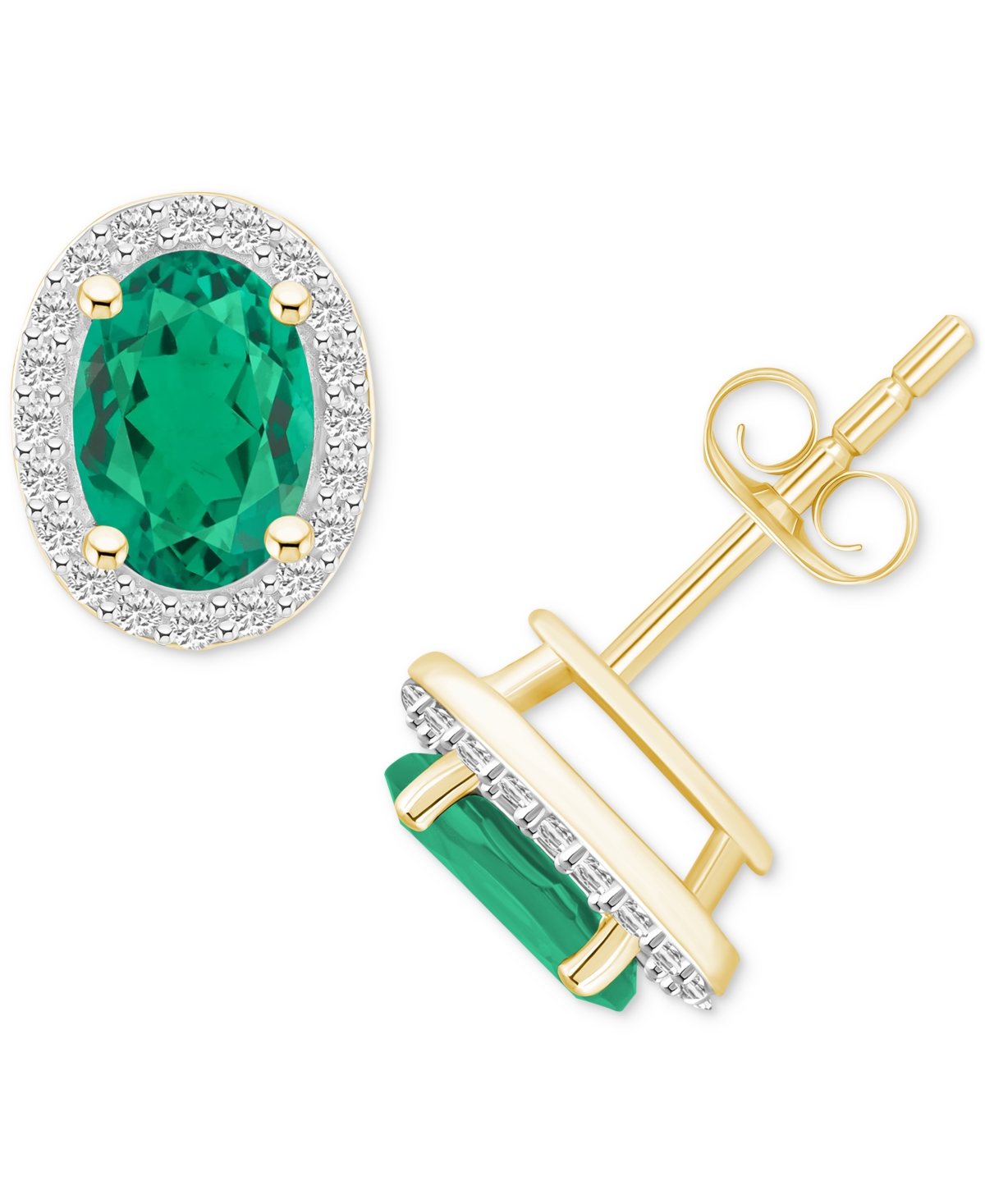 Click here for Lab-Created Emerald (1-3/8 ct. t.w.) & Lab-Created... prices