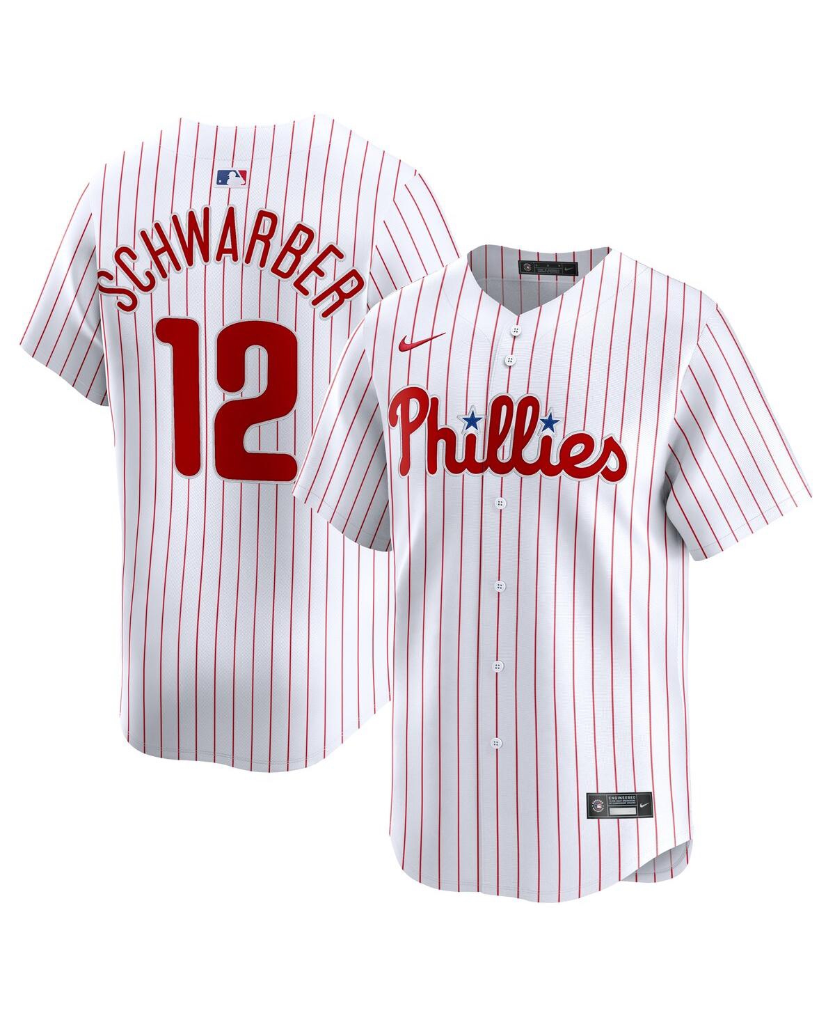 Click here for Nike Mens Kyle Schwarber White Philadelphia Philli... prices