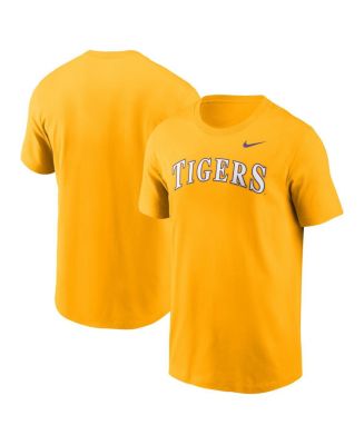 Nike Men's Gold LSU Tigers Baseball Wordmark T-Shirt - Macy's