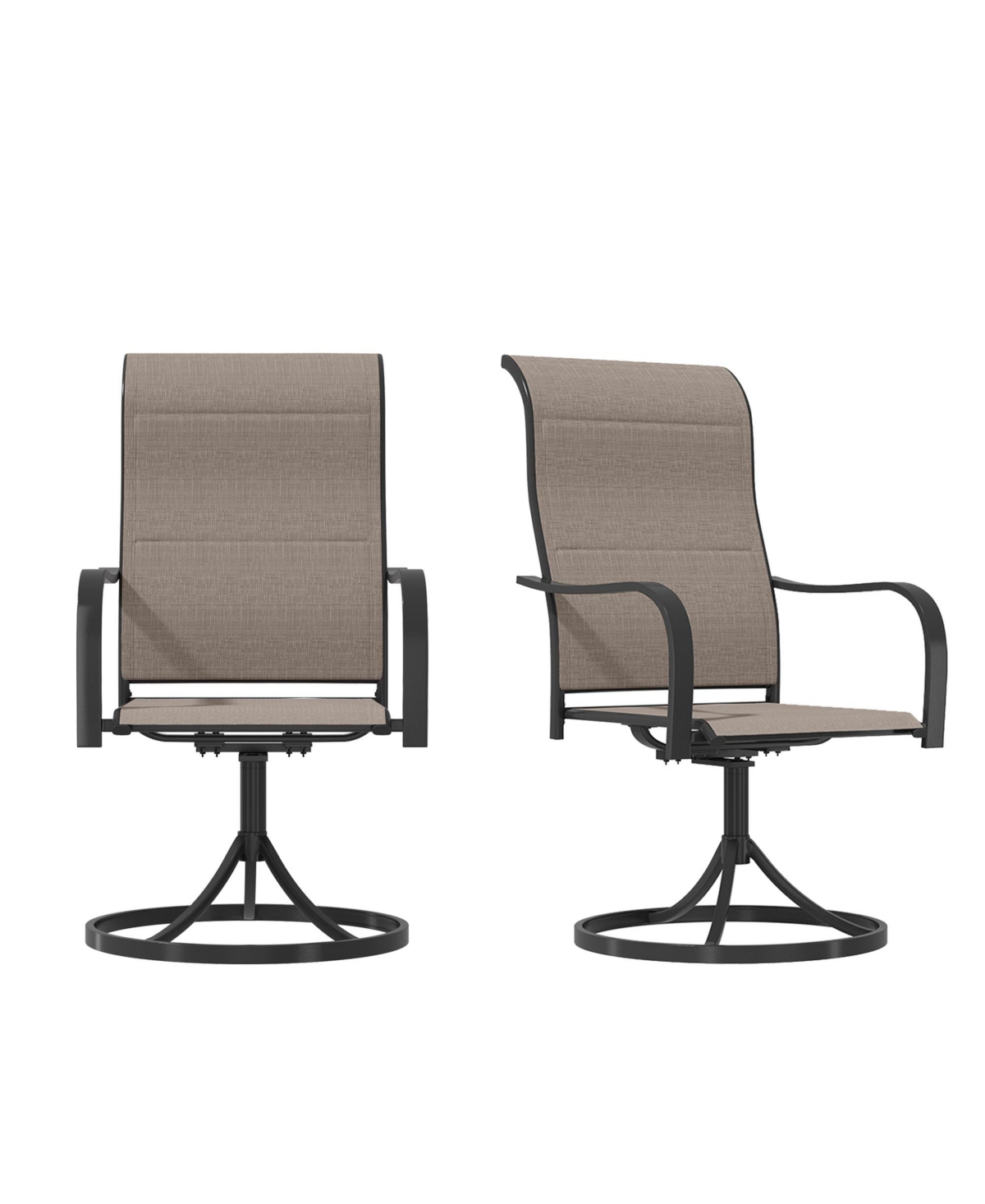 Click here for Patio Dining Chairs Textilene High Back Outdoor Sw... prices