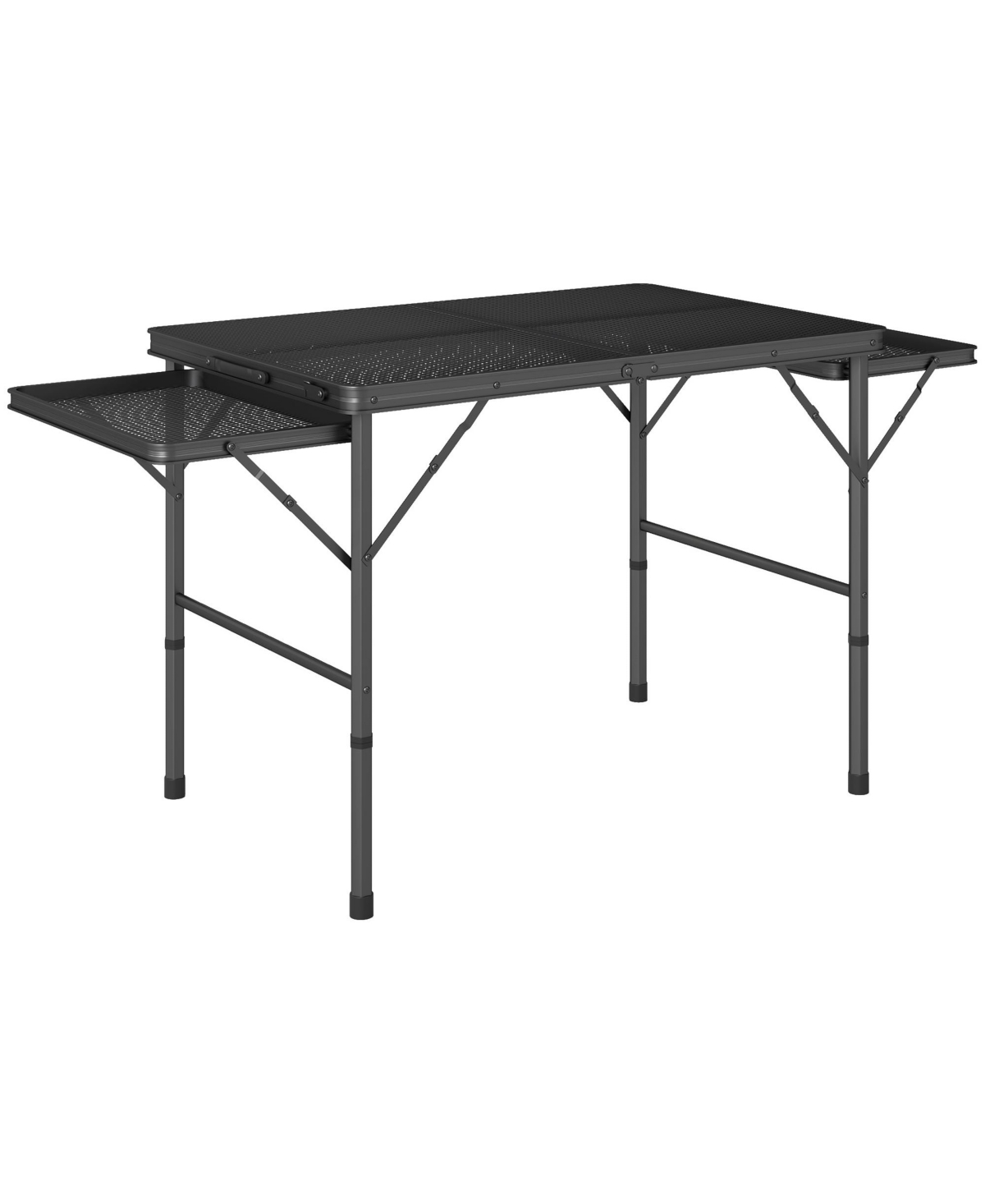 Click here for Outsunny Folding Grill Table  4.5ft Portable Campi... prices