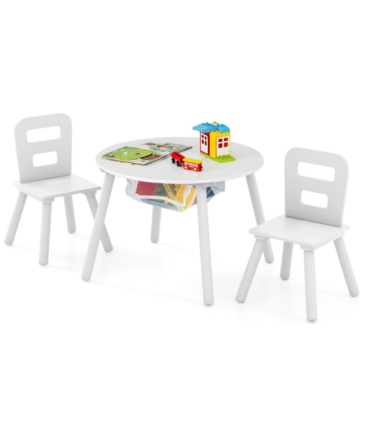 Click here for Wood Activity Kids Table and Chair Set with Center... prices