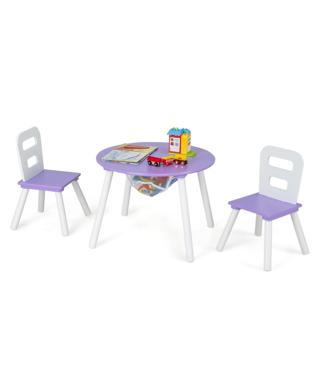 Click here for Wood Activity Kids Table and Chair Set with Center... prices