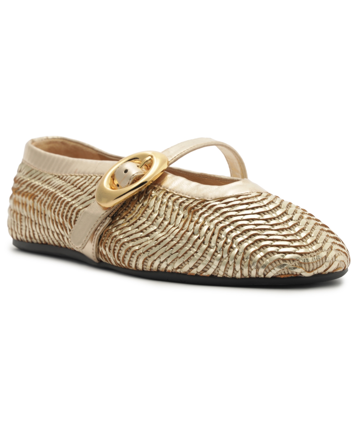 Click here for Arezzo Womens Esme Round Toe Ballet Flats - Platin... prices