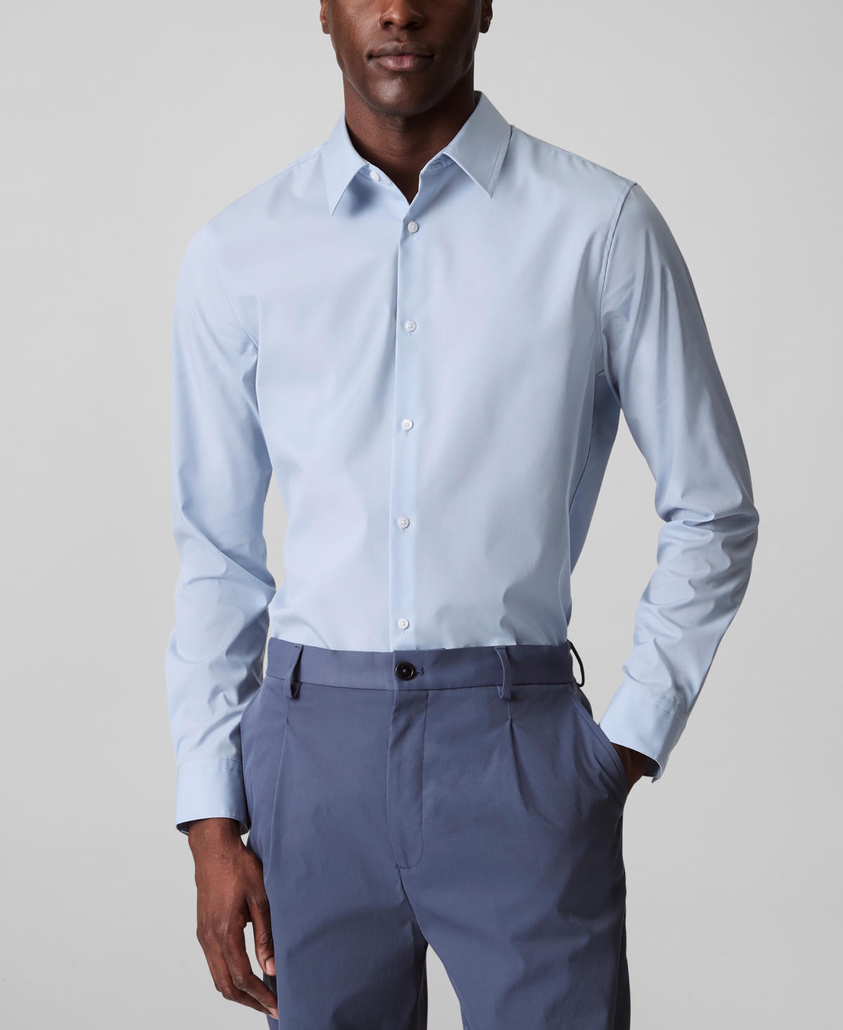 Click here for Calvin Klein Mens Slim Fit Supima Stretch Long Sle... prices