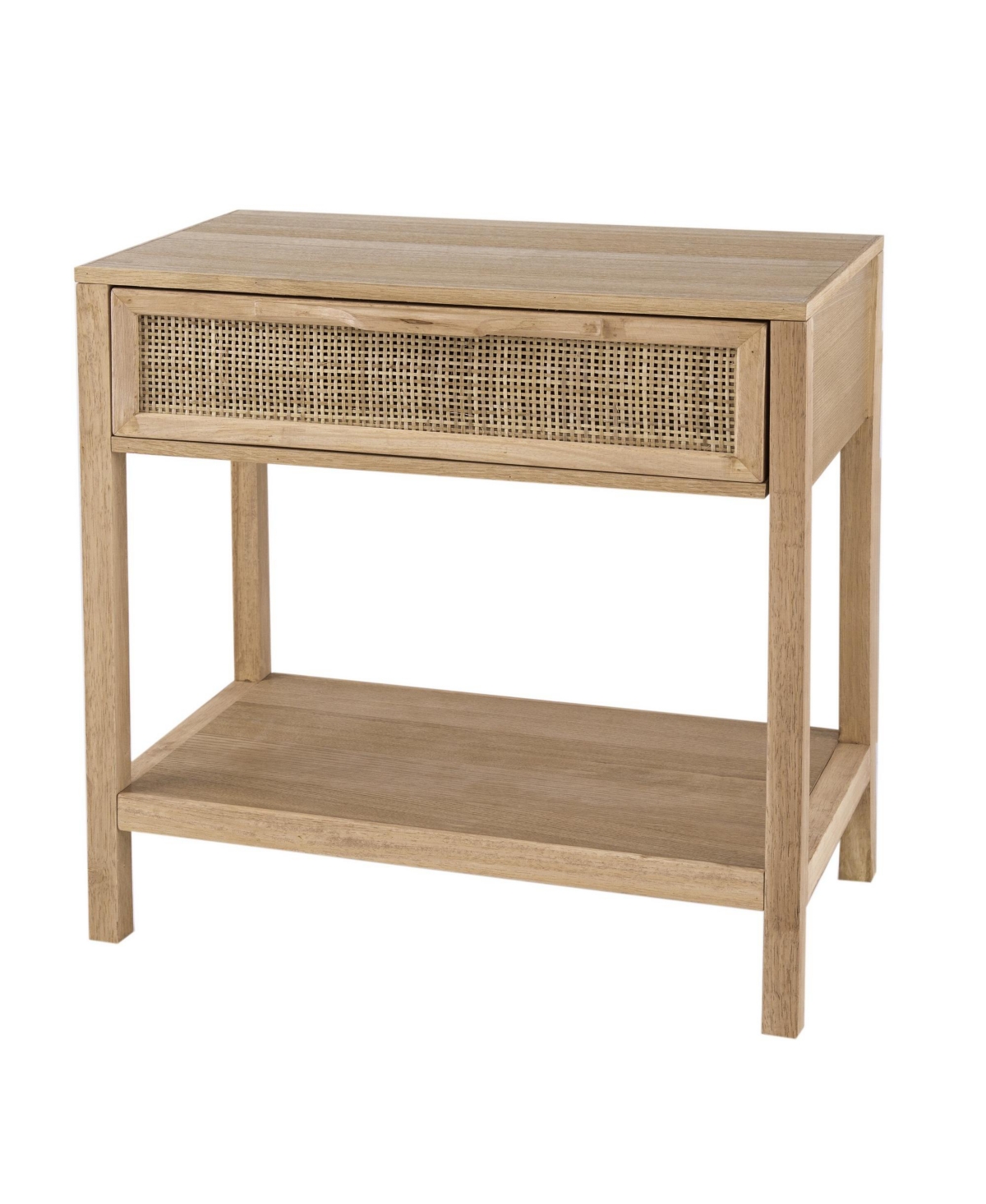 Click here for Rattan Front Drawer Side Table – Mango Wood... prices