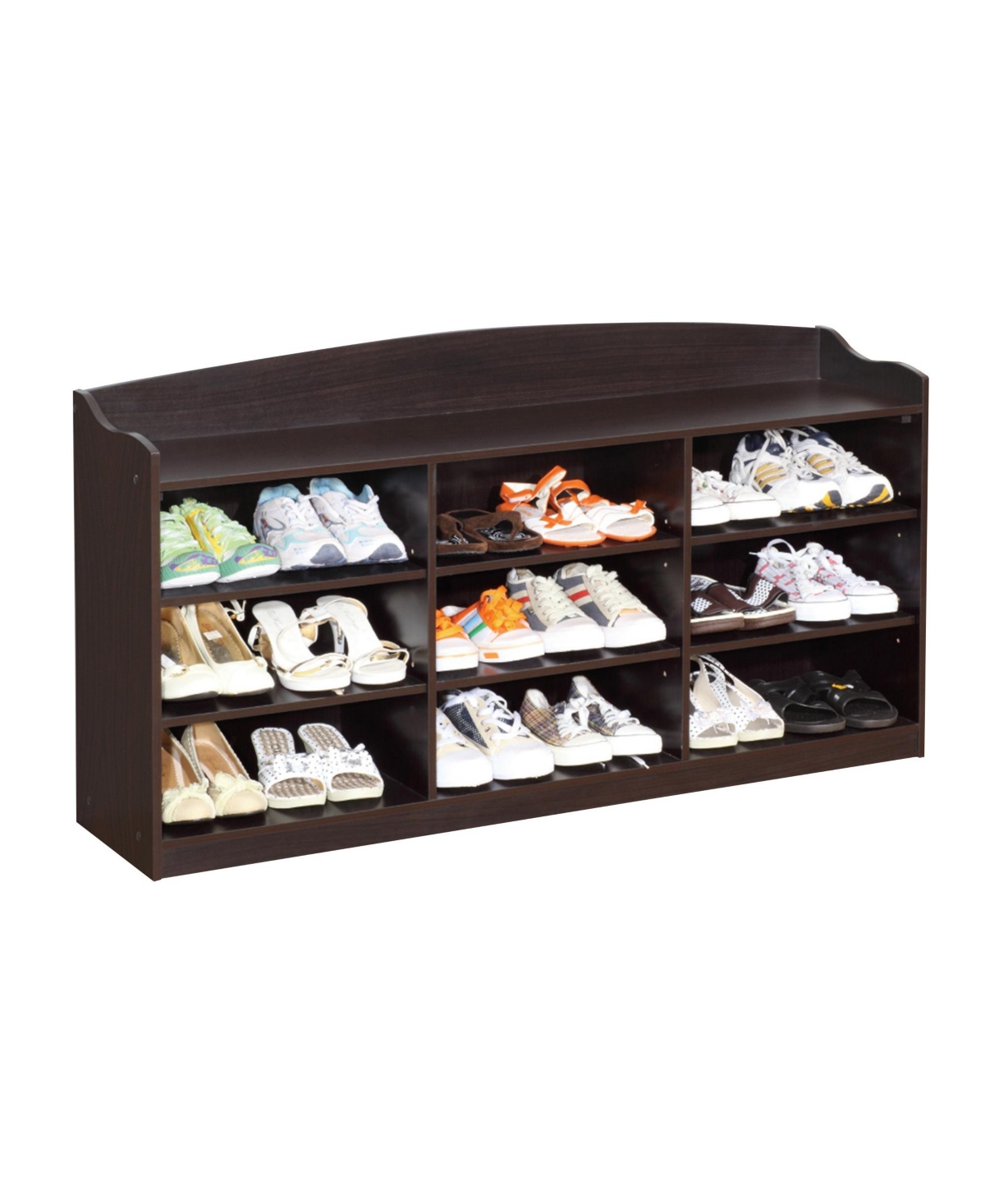 Click here for Wood Shoe Rack with 9 Cubbies – Timeless De... prices