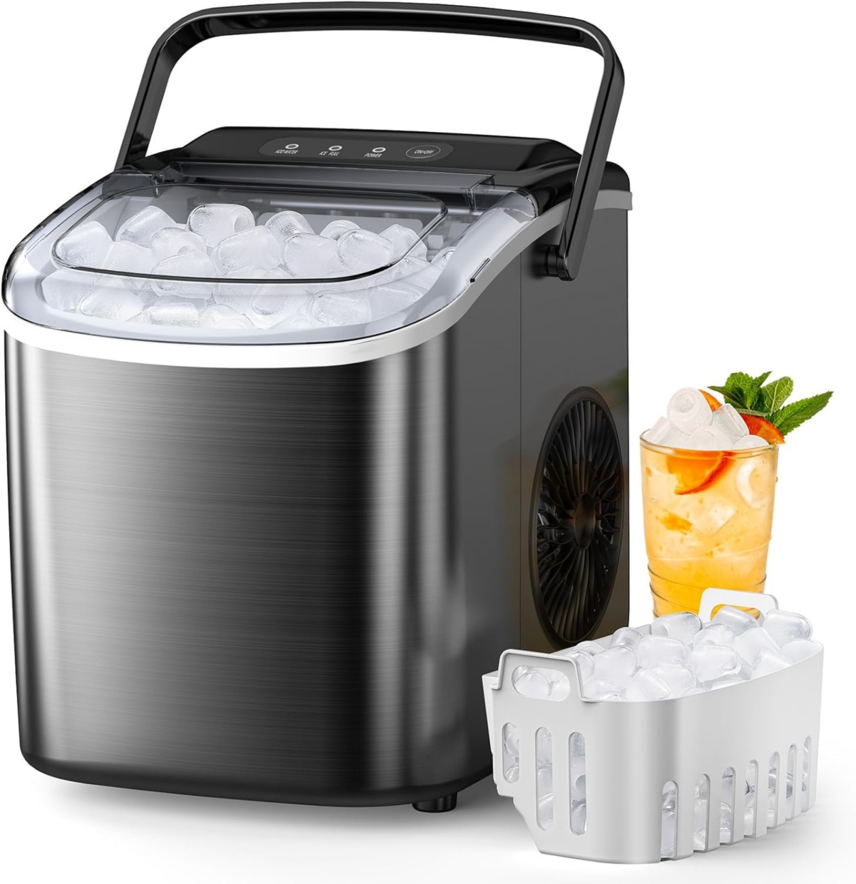 Click here for Cowsar 26 Pound Portable Countertop Ice Maker  9 B... prices