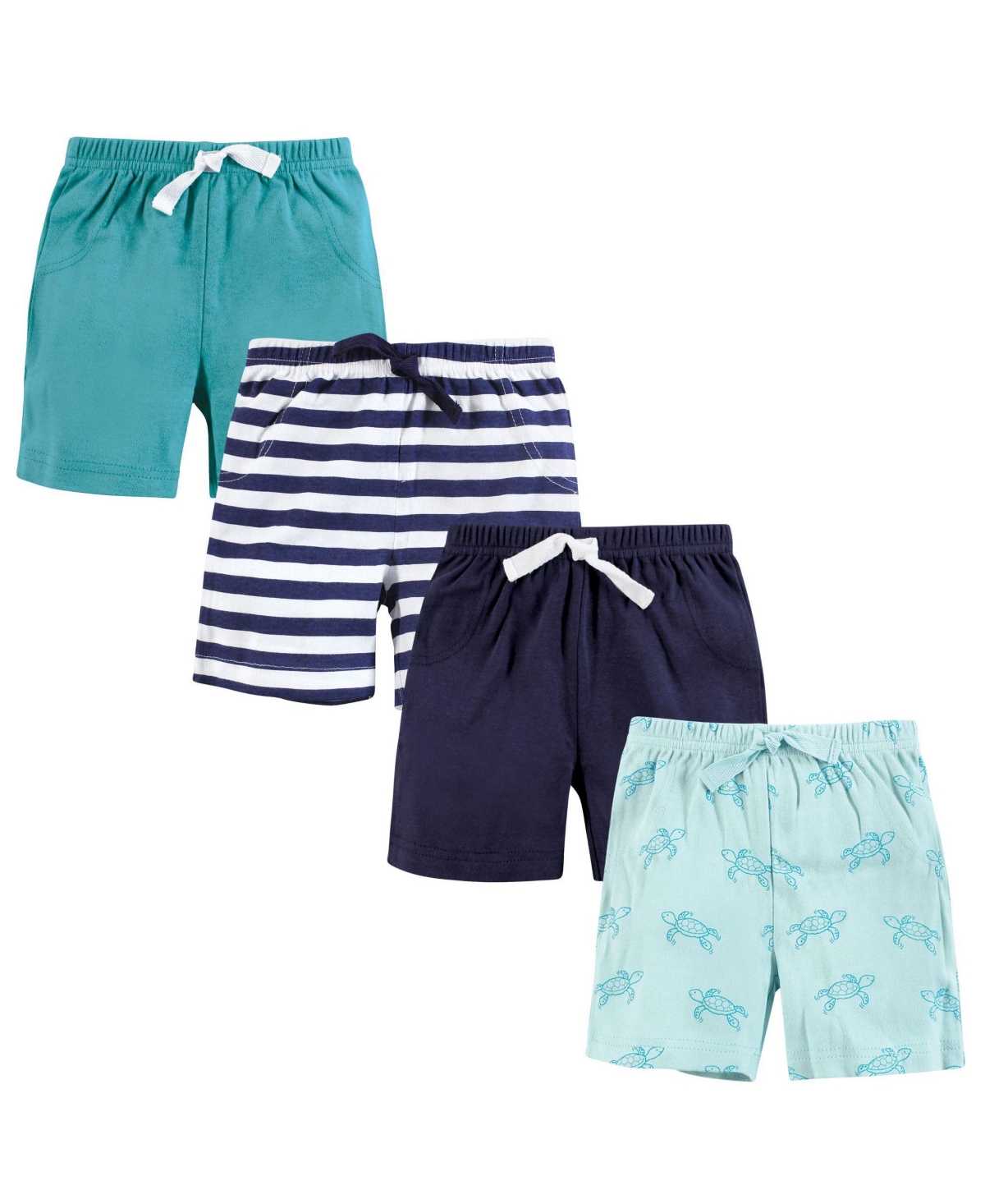 Click here for Hudson Baby Baby Boys Four-Pair Active Shorts Bund... prices