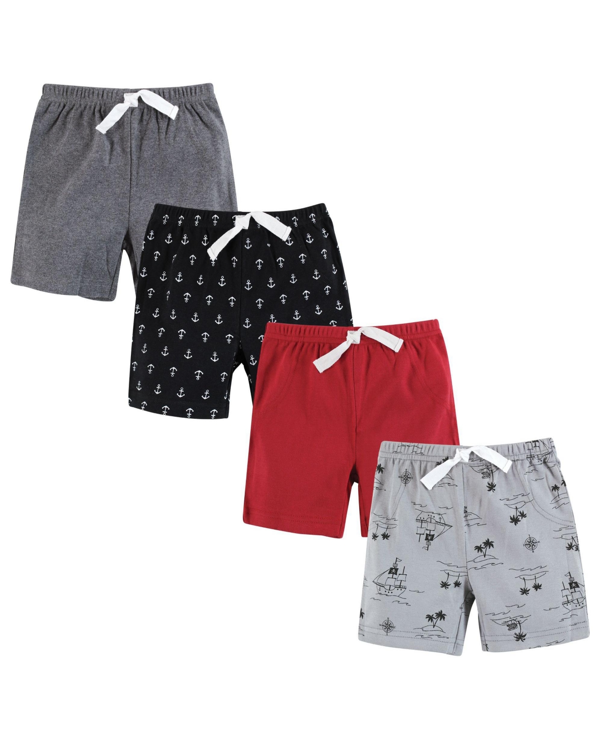 Click here for Hudson Baby Baby Boys Four-Pair Active Shorts Bund... prices