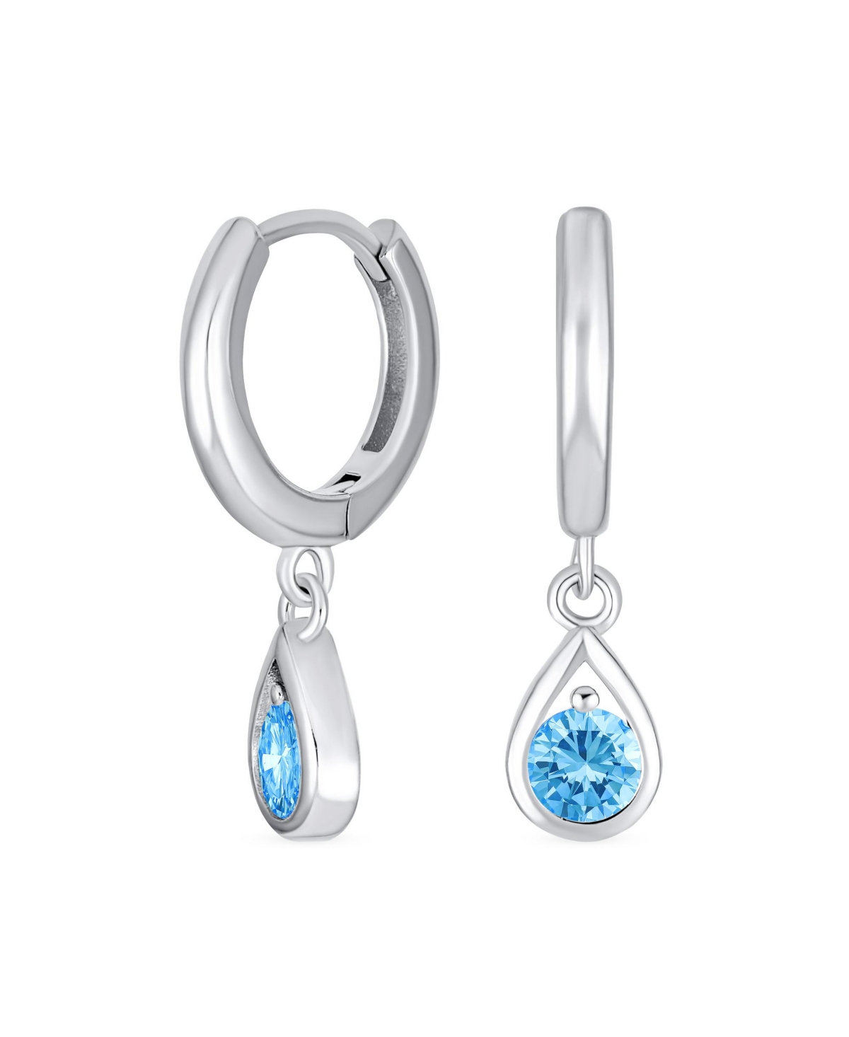 Click here for Bling Jewelry Classic Small Cz Cubic Zirconia Pear... prices