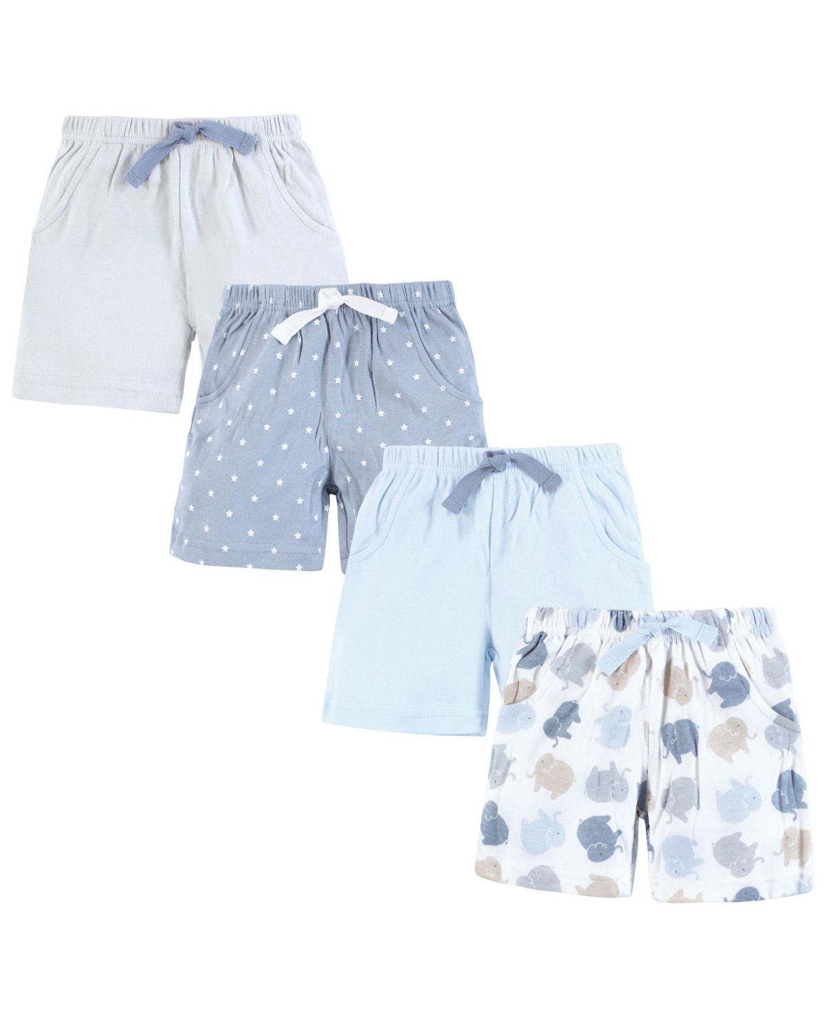 Click here for Hudson Baby Baby Boys Four-Pair Active Shorts Bund... prices