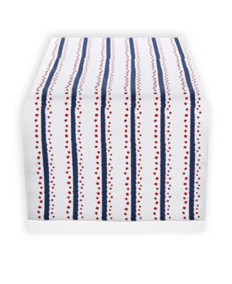 Tableau Mini Stars and Stripes Americana Table Runner, 72" x 14" - Macy's