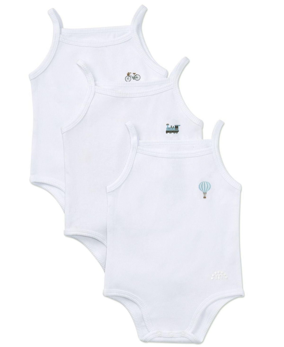 Click here for MeMoi Baby Girls Ribbed On The Move Bodysuits - Wh... prices
