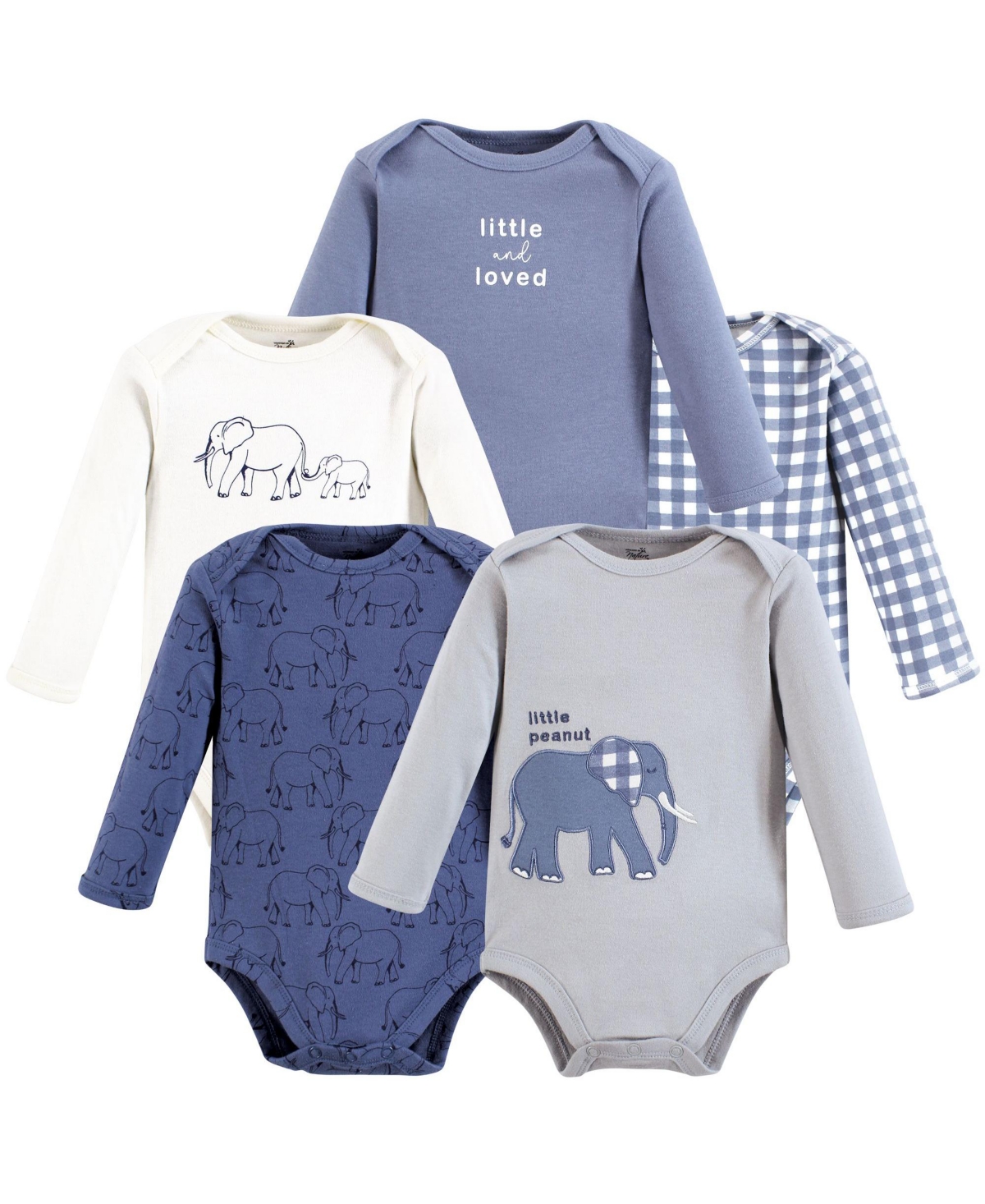 Click here for Touched by Nature Baby Boys 5Pk Long Sleeve Natura... prices