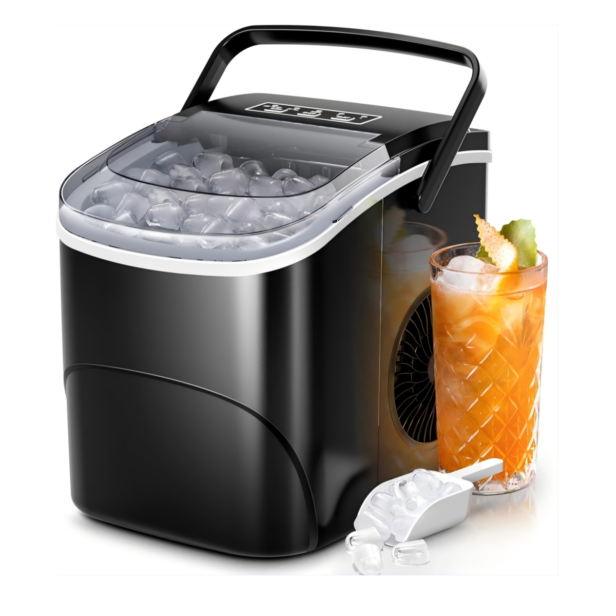 Click here for Cowsar Countertop Ice Maker 26Lbs/24H 9 Cubes in 6... prices