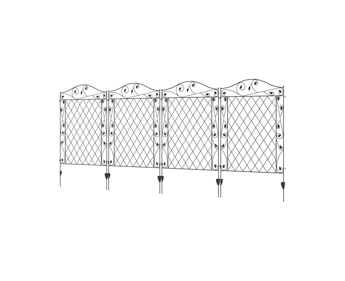 Click here for 4 Pack Steel Foldable Fence Floral Trellis Panel A... prices