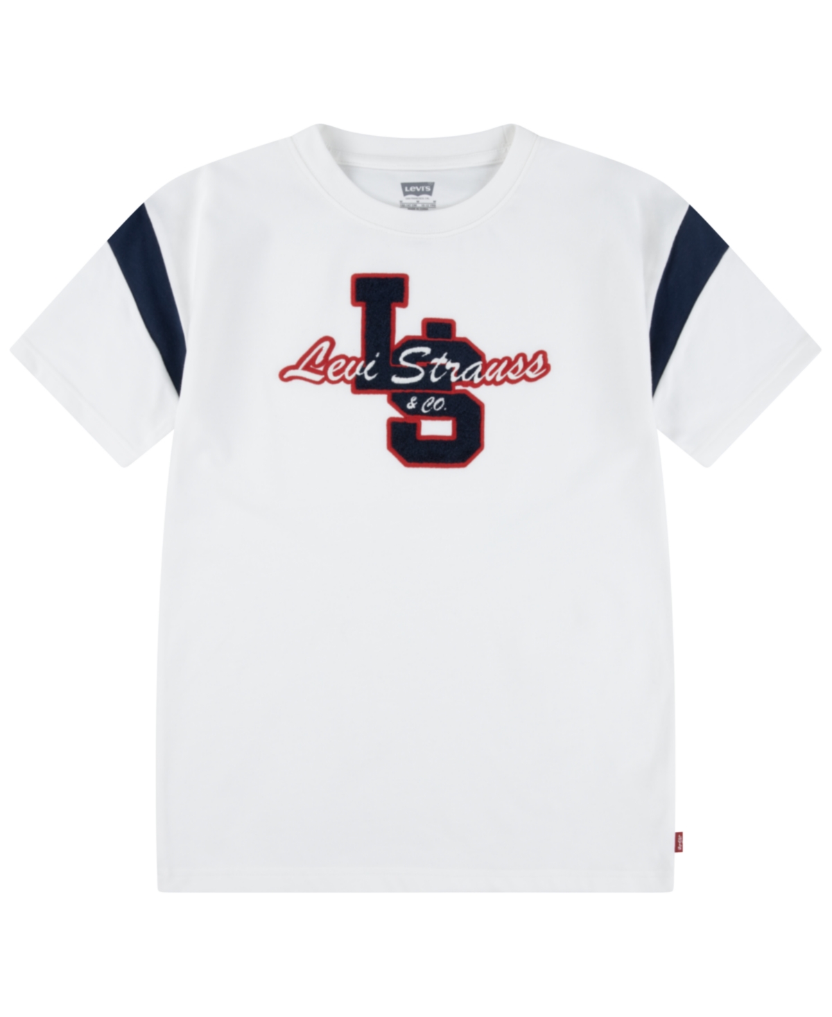 Click here for Levis Big Boys Everyday Collegiate T-Shirt - Brigh... prices
