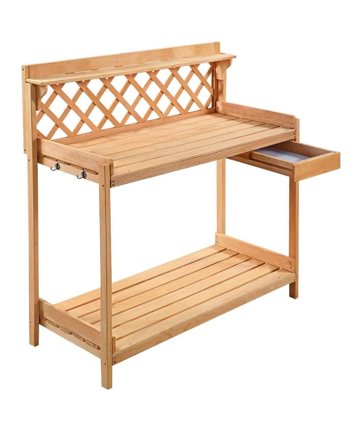 Click here for Garden Work Table Potting Bench with Storage for O... prices