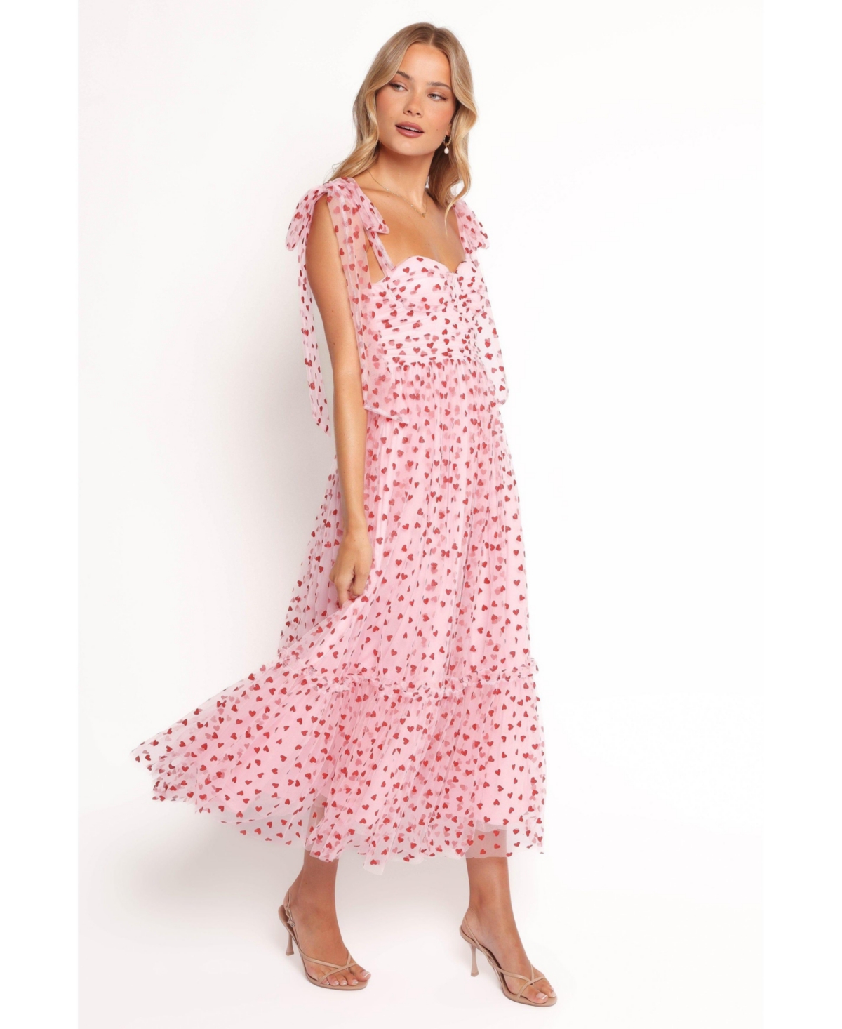 Click here for Petal and Pup Womens Floret Midi Dress - Pink prices