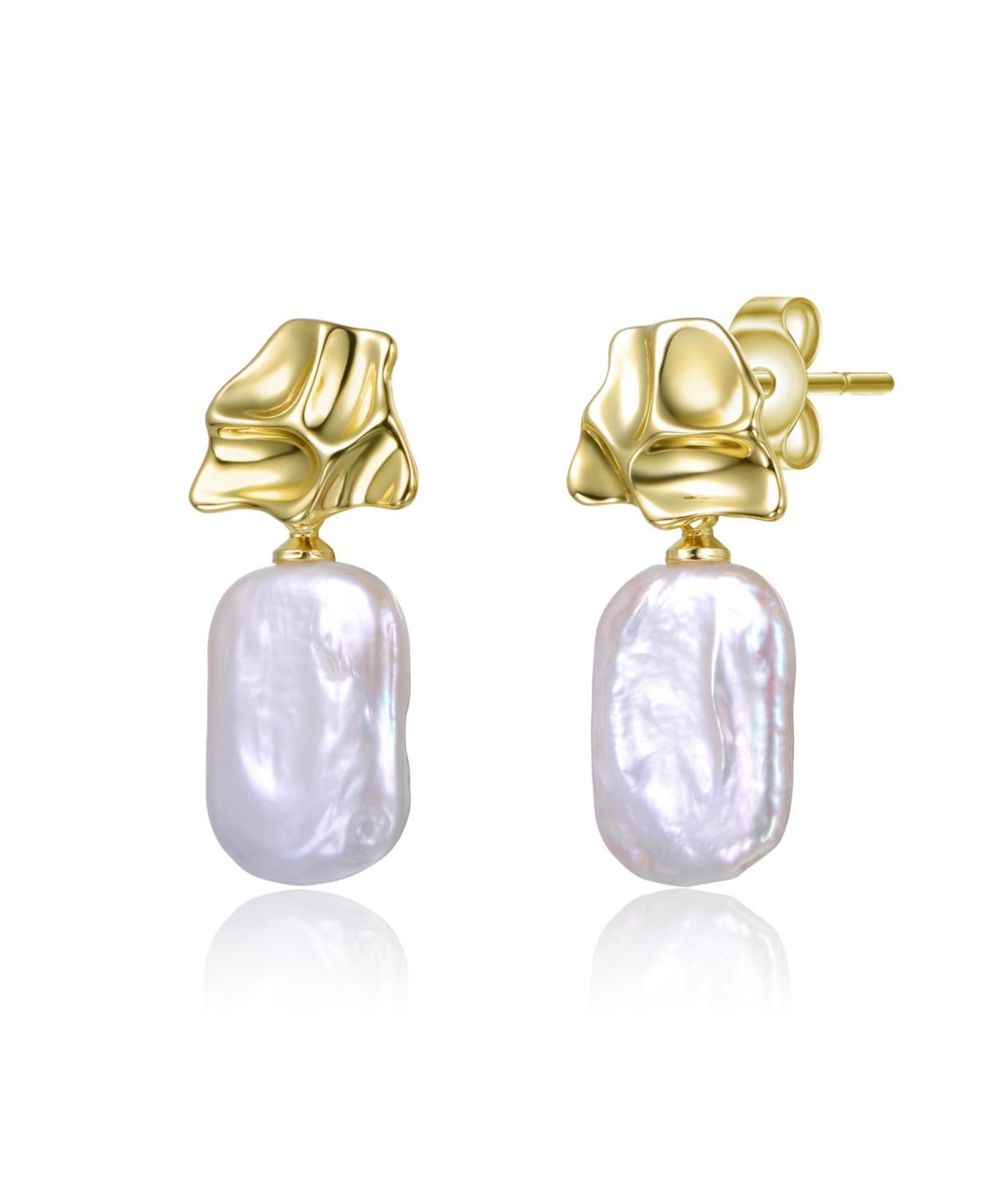 Click here for Sterling Silver 14K Gold Plated with Freshwater Pe... prices