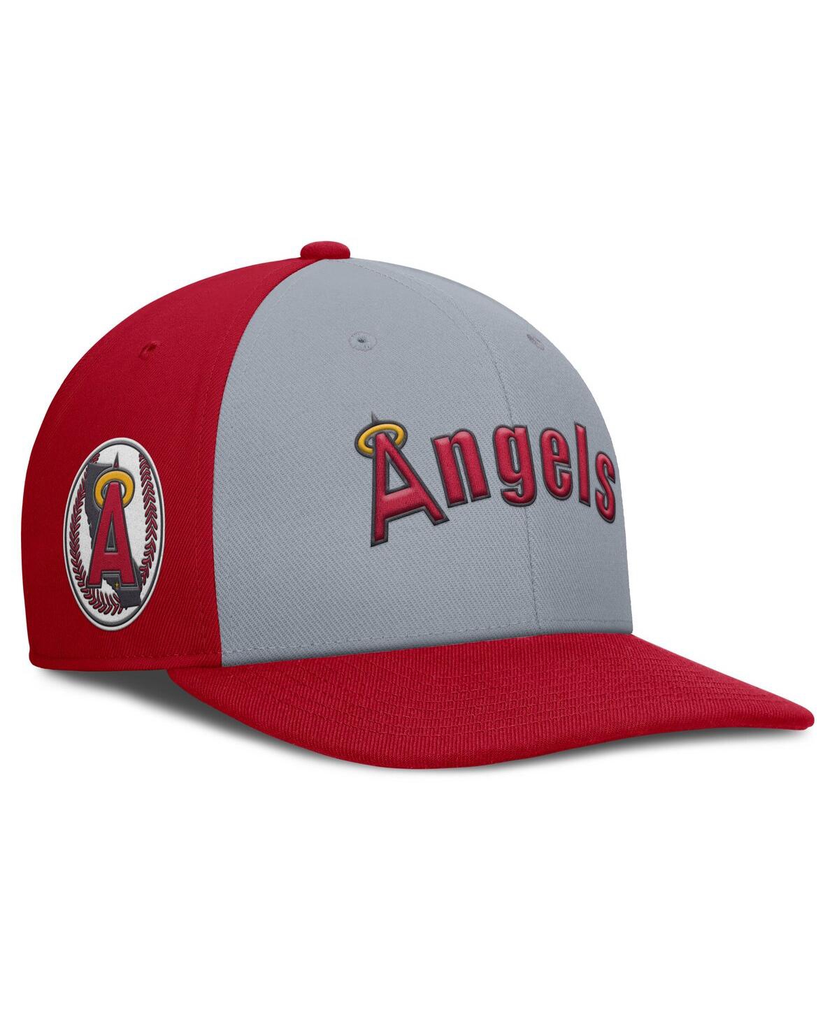 Click here for Nike Mens Gray/Red California Angels Cooperstown C... prices