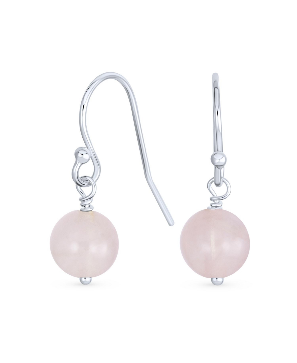 Click here for Bling Jewelry Basic Round 8MM Bead Drop Earrings w... prices