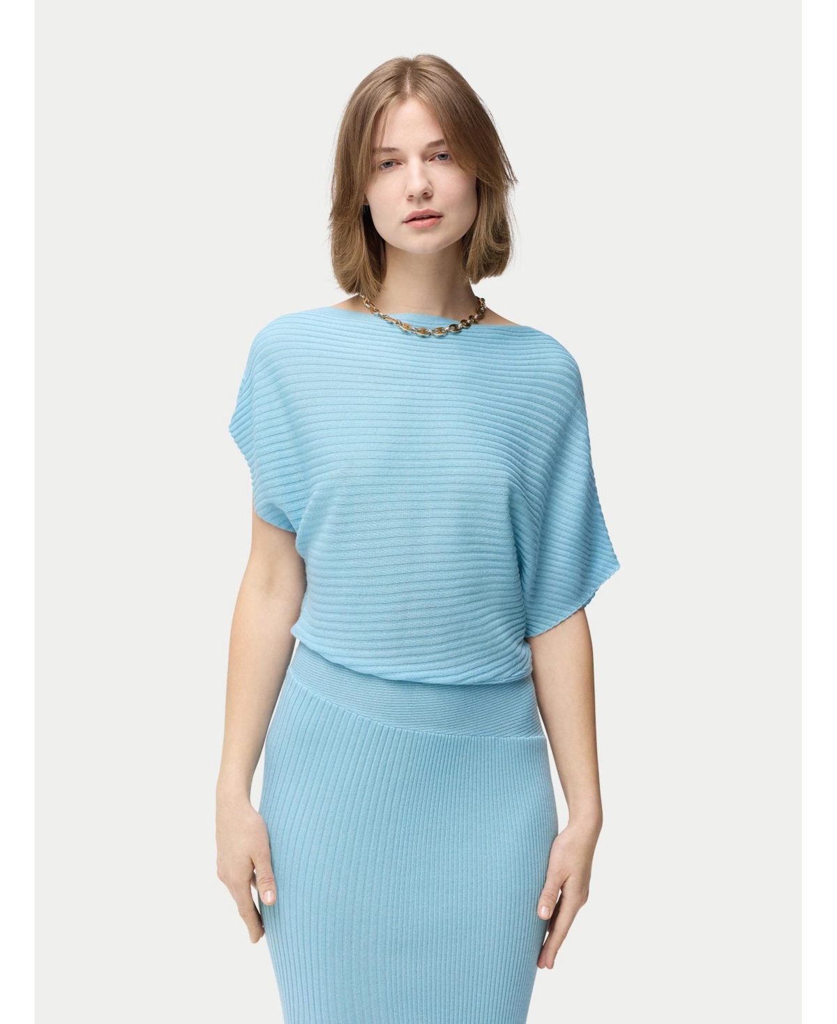 Click here for Gobi Cashmere Womens Cashmere Asymmetric Silk Dres... prices