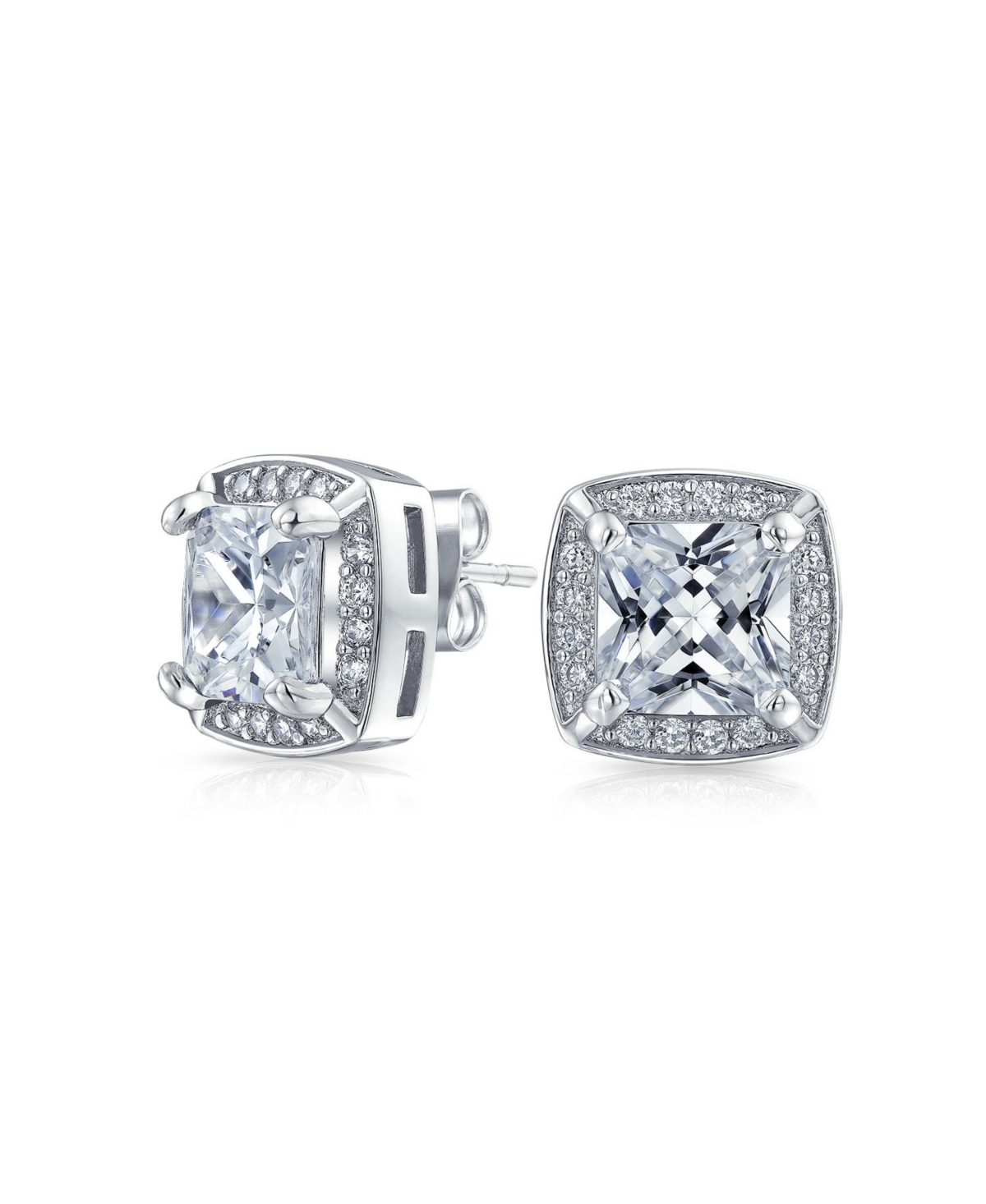 Click here for Bling Jewelry Fashion Statement Square Cushion Cut... prices