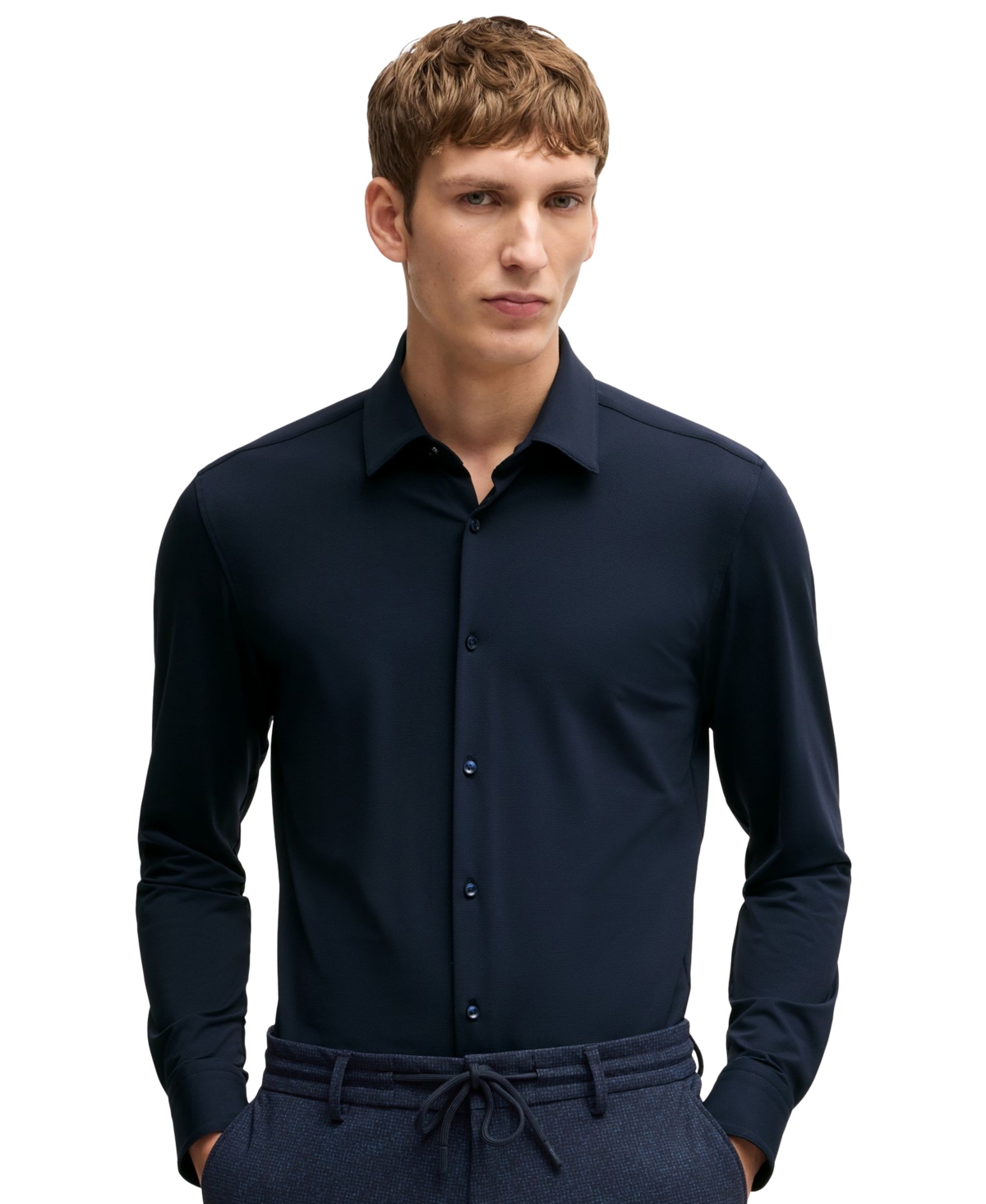 Click here for Boss by Hugo Boss Mens Performance Slim Fit Dress... prices