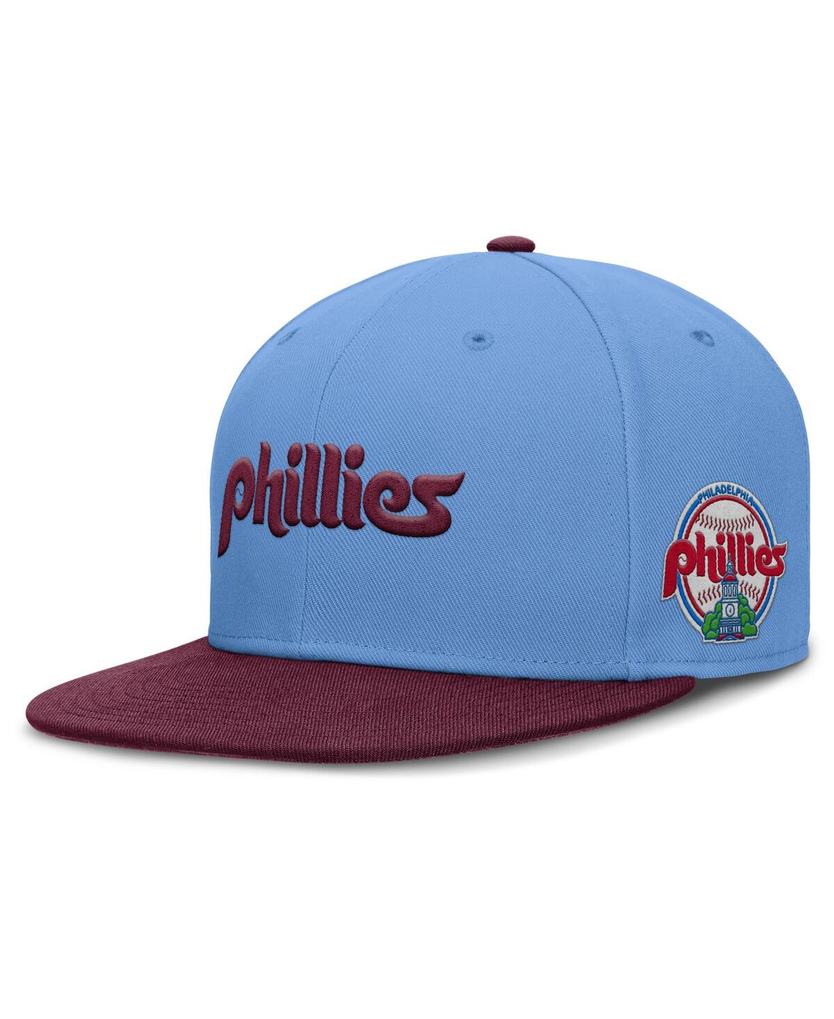 Nike Men's Light Blue Philadelphia Phillies True Performance Fitted Hat ...