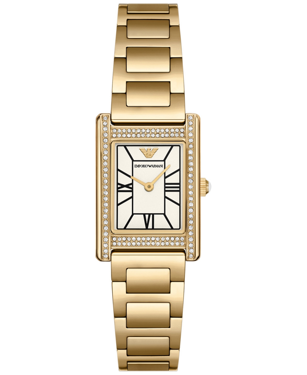 Click here for Emporio Armani Womens Gold-Tone Stainless Steel Br... prices