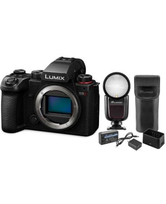 Panasonic LUMIX S5II Mirrorless Camera Bundle with Zoom Li-on X R2 TTL Flash Speedlight - Macy's