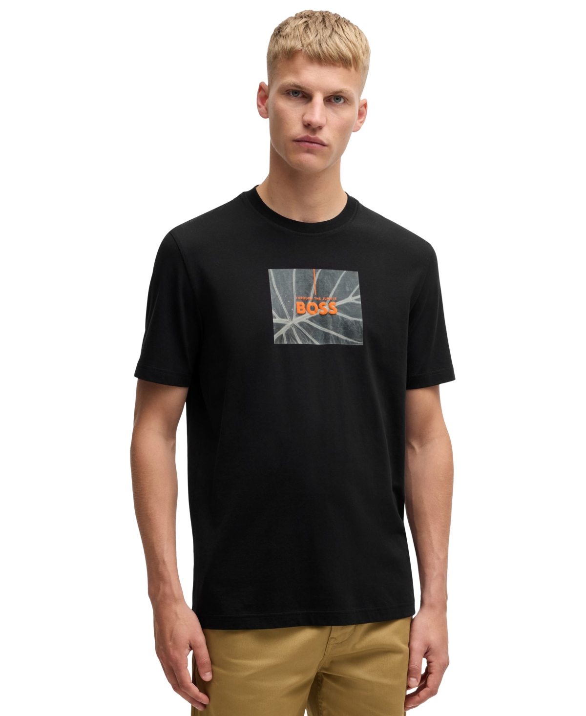 Click here for Boss by Hugo Boss Mens Seasonal Artwork Regular-Fi... prices