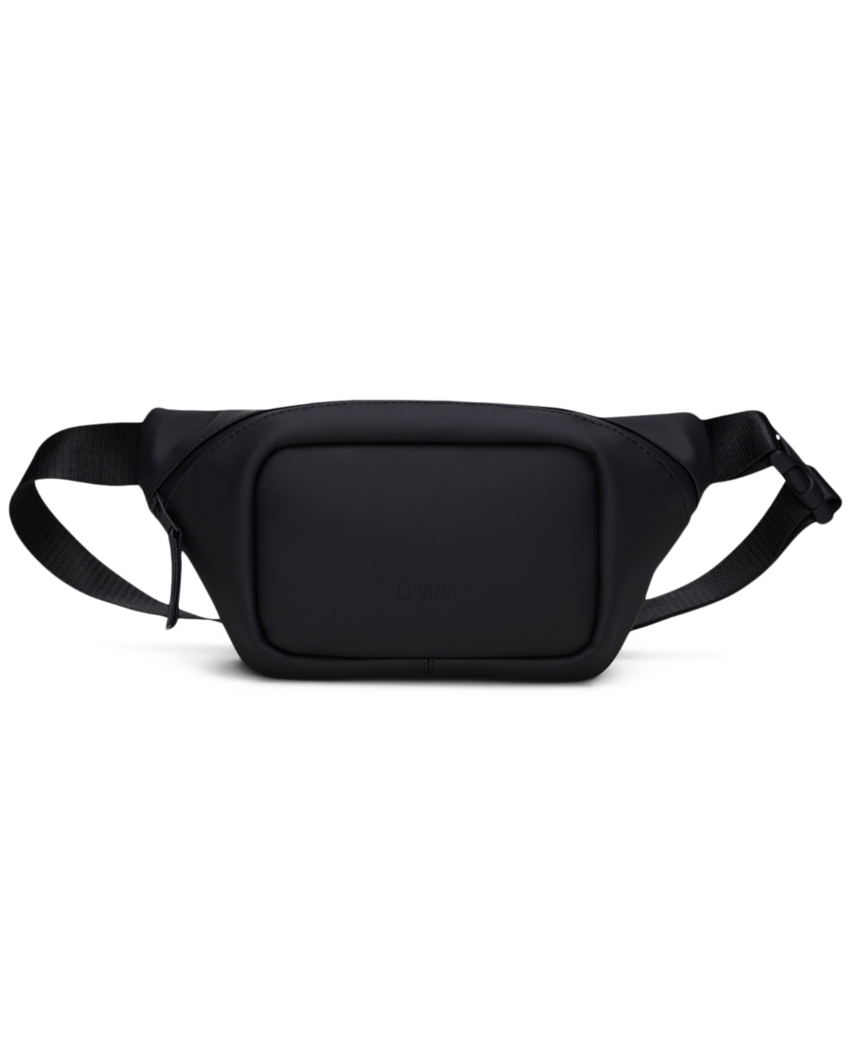 Click here for Rains Mens Zip Waist Bag - Black prices
